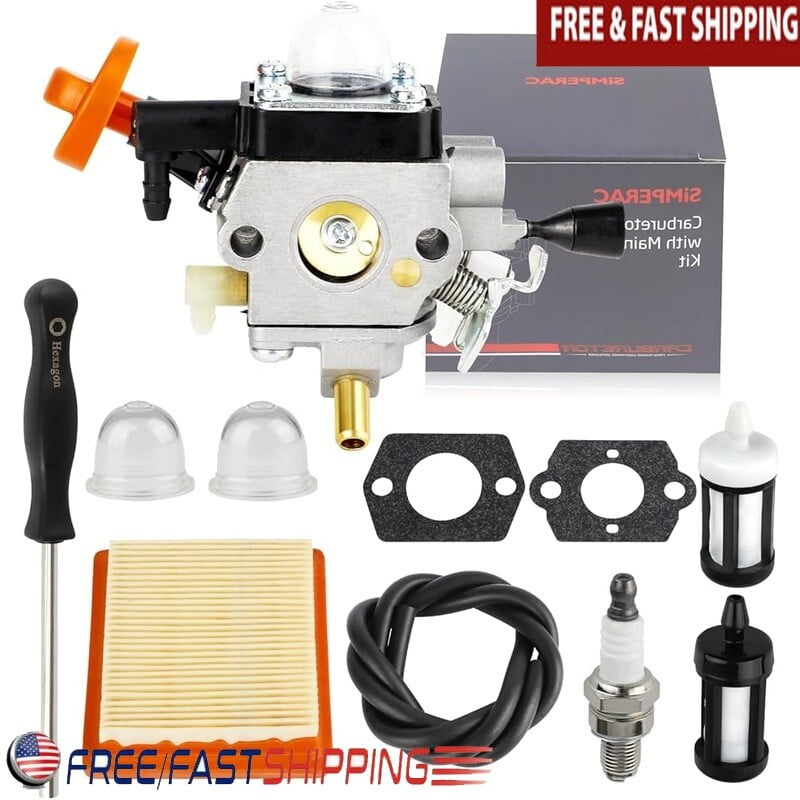 FS91R Carburetor Stihl Brushcutter Edger Trimmer Air Filter Tune Up Kit ...