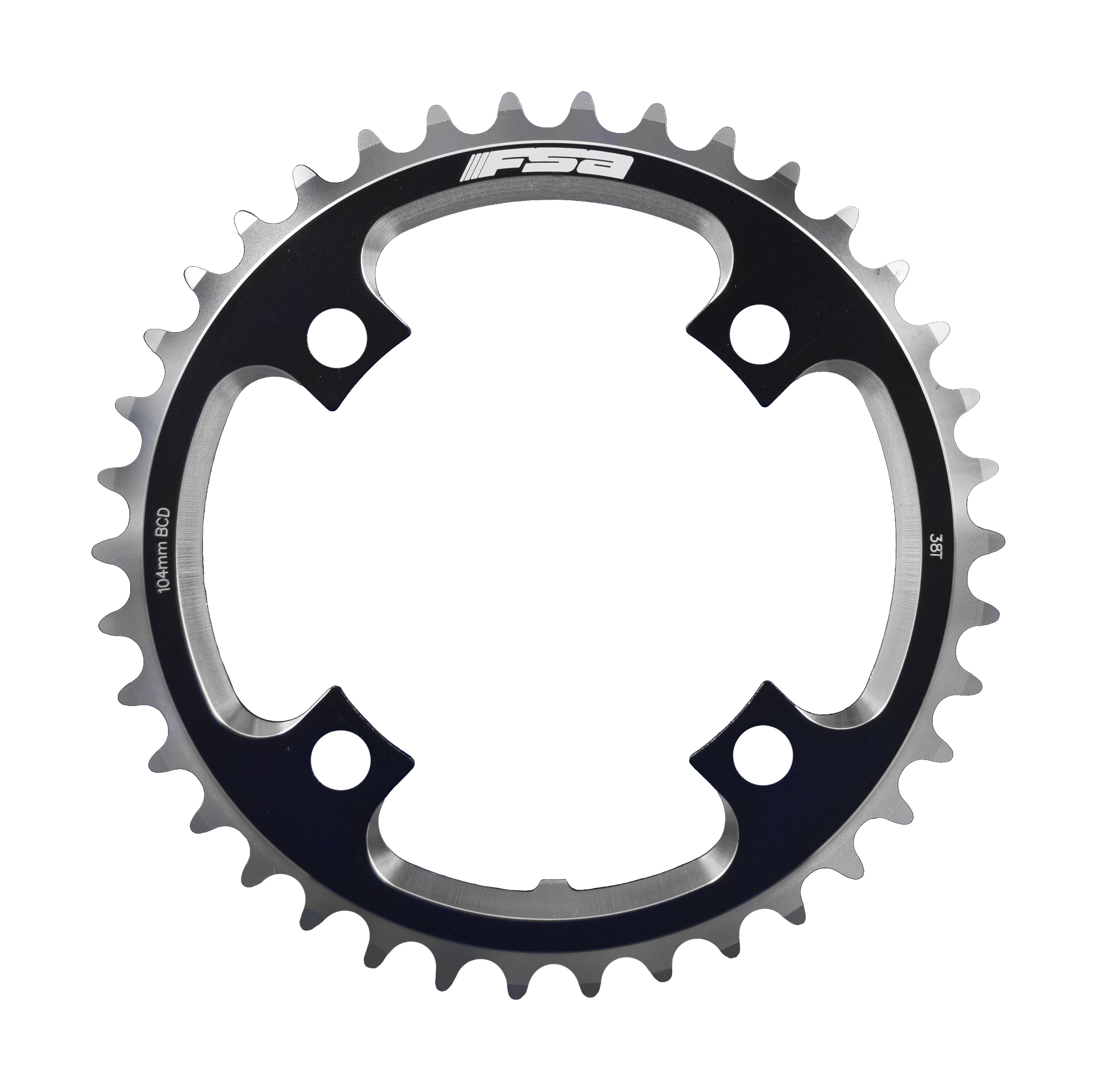 FSA DH MTB Chainring (1x10, 104x36T, Black, 4h) - Walmart.com