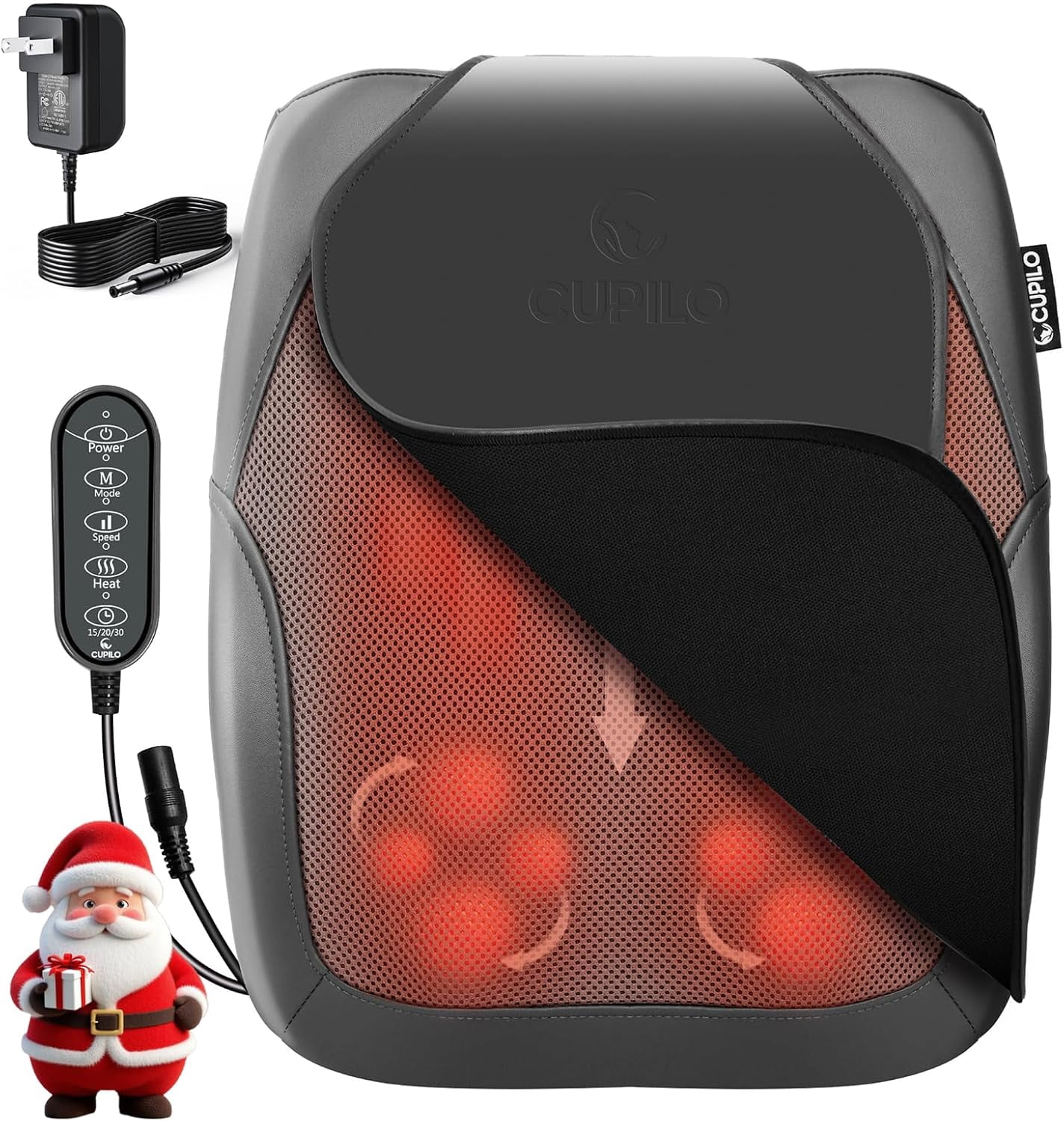 FSA Eligible HSA Back Massager for Deep Tissue Pain Relief, 4D Shiatsu ...