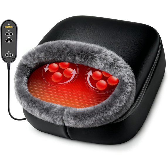 FSA Eligible Heated Foot Massager, HSA Approved Foot Warmer, Shiatsu ...