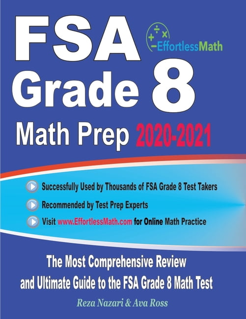 FSA Grade 8 Math Prep 2020-2021: The Most Comprehensive Review and ...