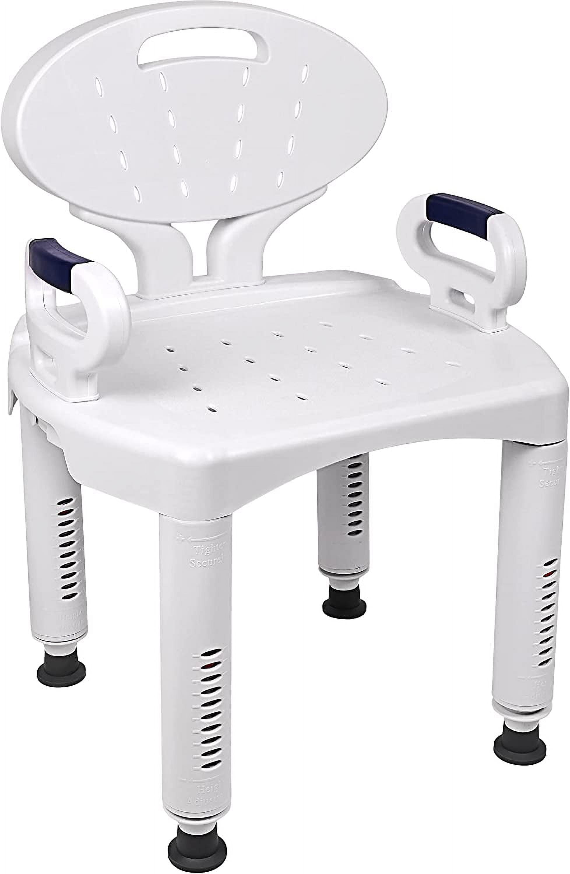 FSA/HSA Eligible, Medical Shower Chair Bath Seat with Padded Arms ...