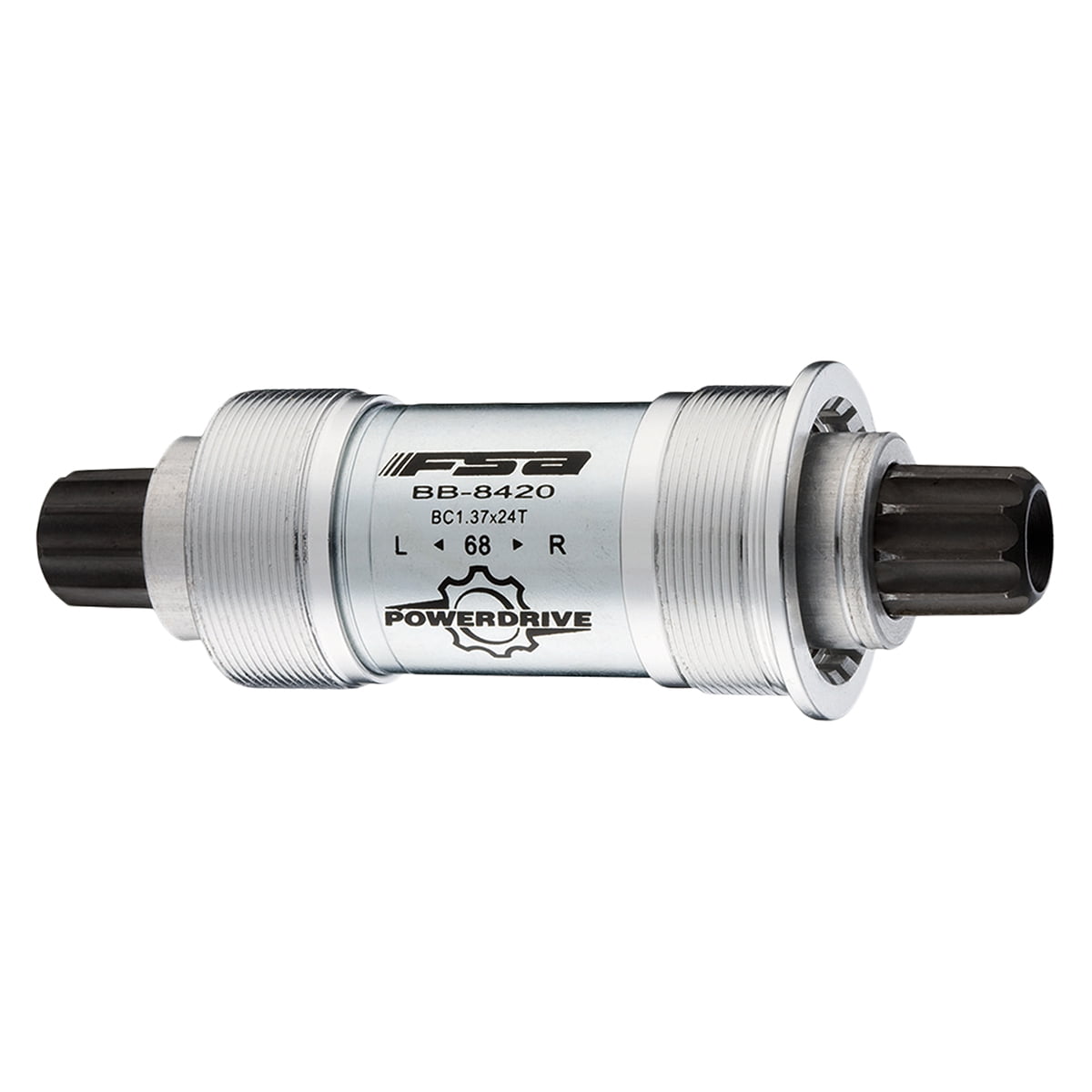 FSA, Power Drive, Power Drive, BB Shell: 68mm, Axle: 113mm, Steel ...