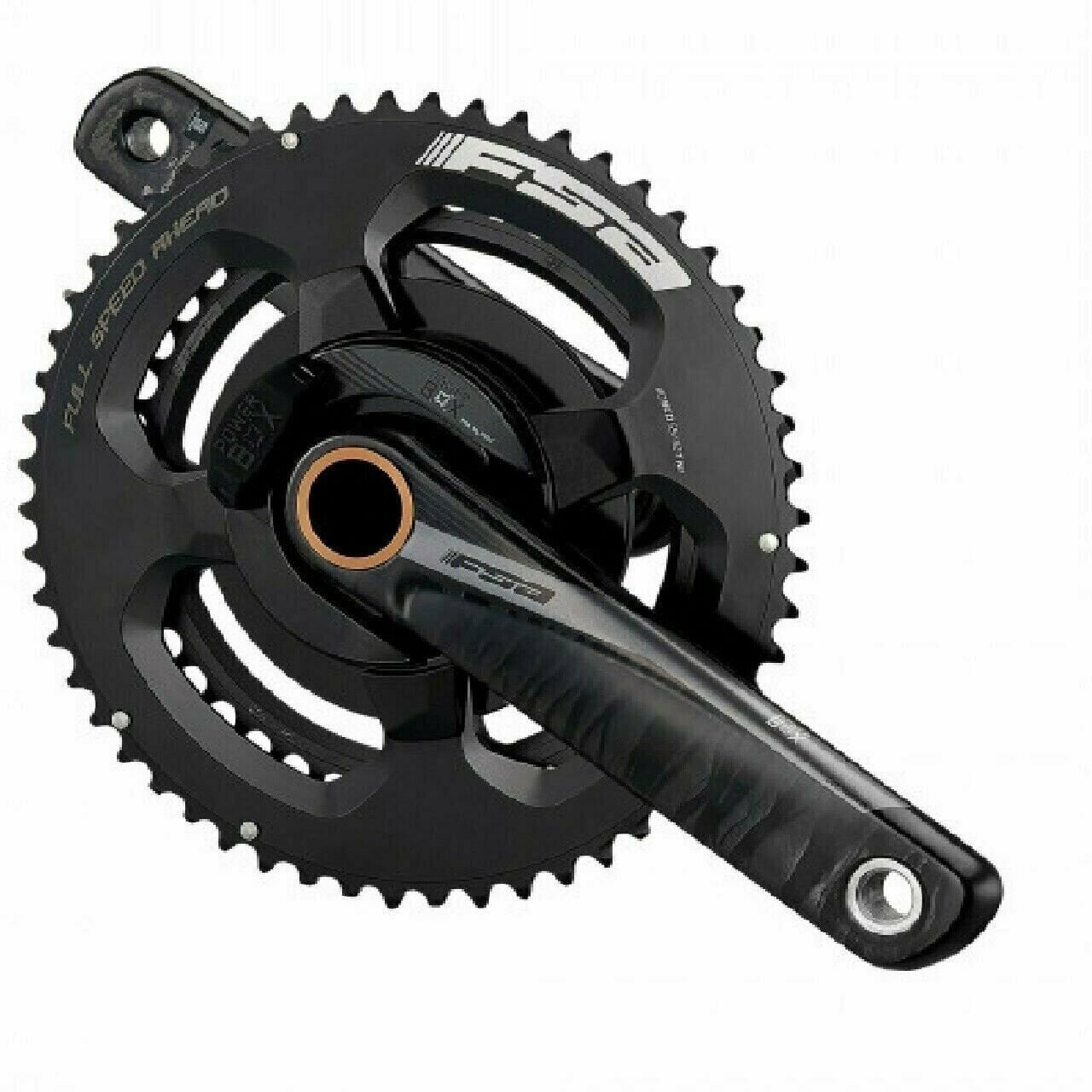 FSA Powerbox Carbon Powermeter Road Crankset 52/36T 386EVO-172.5 ...
