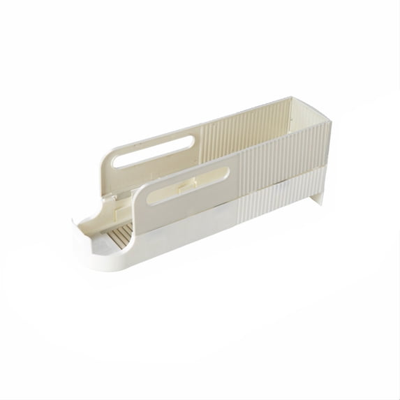 FSAGAE Automatic Sliding Beverage Can Organizer Rack for Refrigerator ...