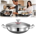 FSAGAE Upgraded Alloy Frying Pan Non Stick Coating Free 34cm Induction ...