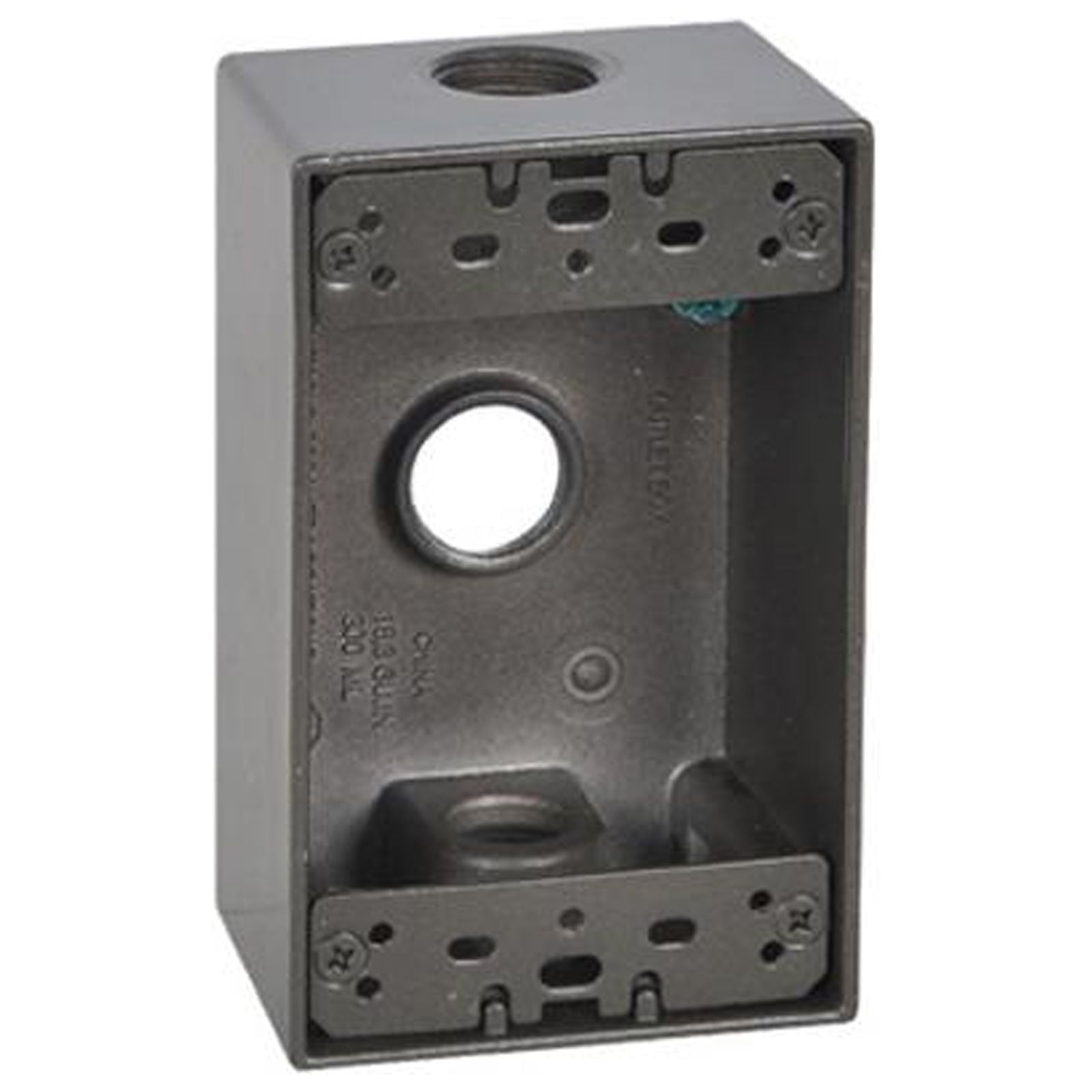 FSB50-3-BR Bronze Weatherproof 1-Gang Rectangular Outlet Box - Quantity ...
