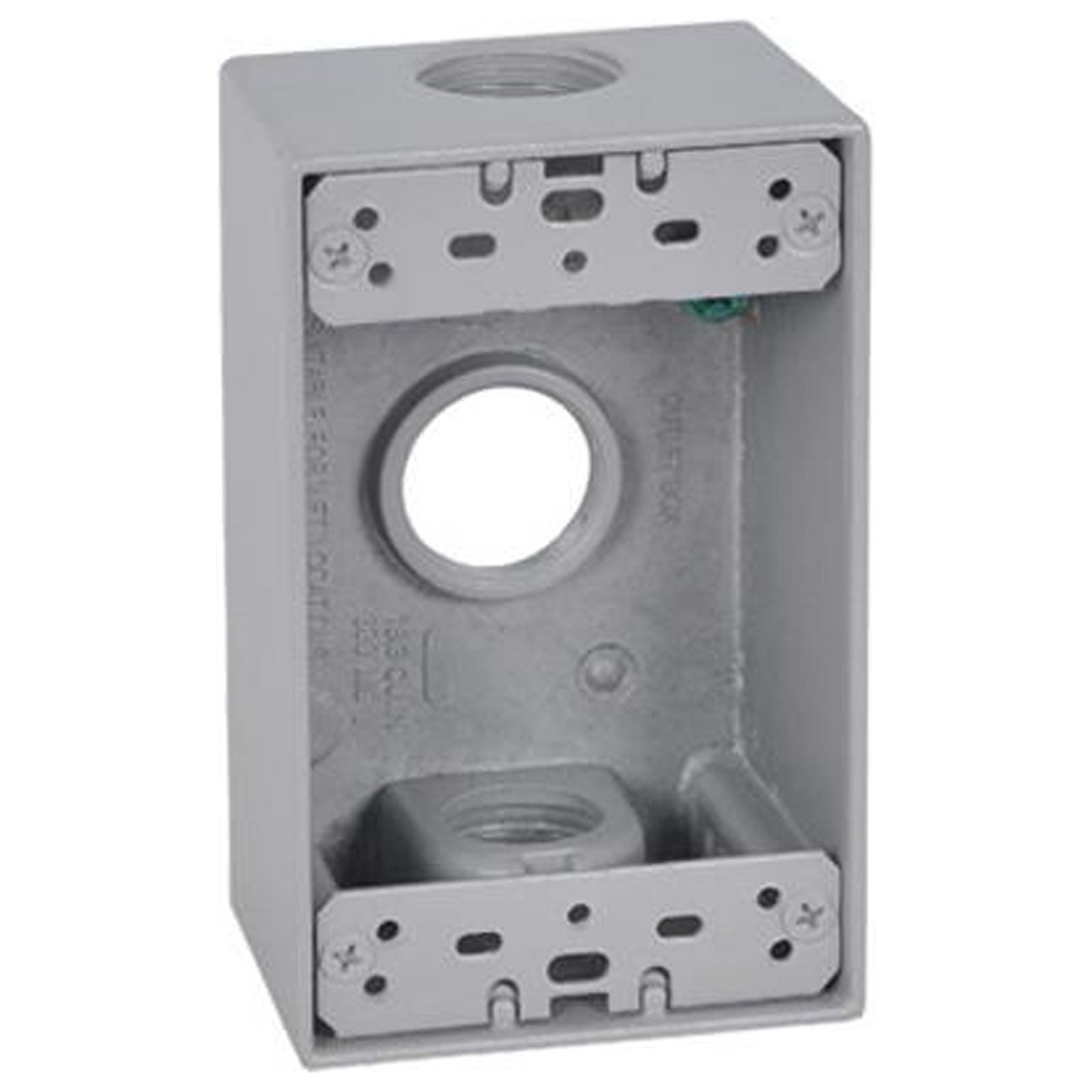 FSB75-3 Gray Weatherproof 1-Gang Rectangular Outlet Box - Quantity 50 ...