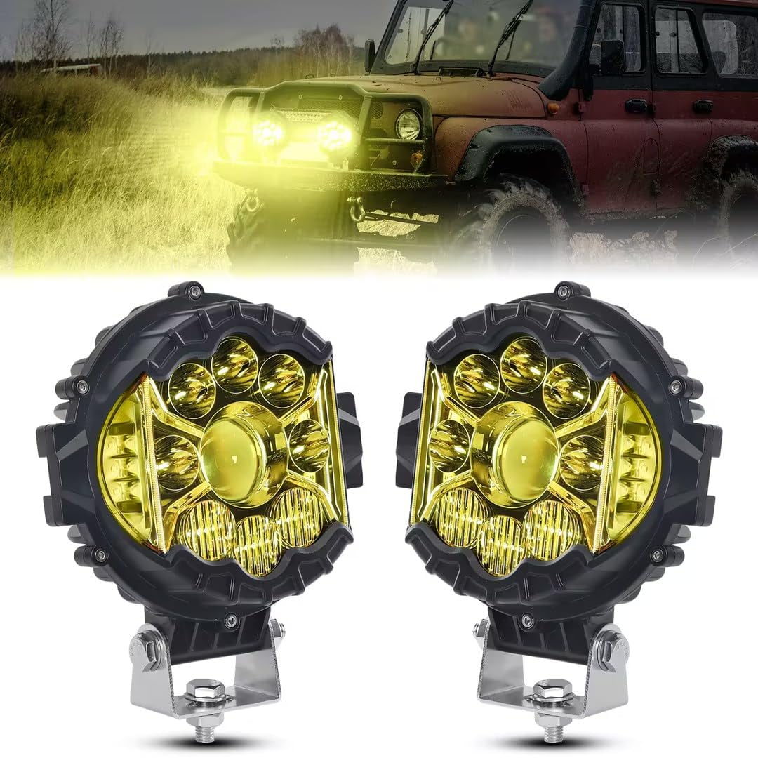 FSBCGT 4" Round 24 RRF12 LED Trailer Tail Light Stop Turn Signal Brake ...