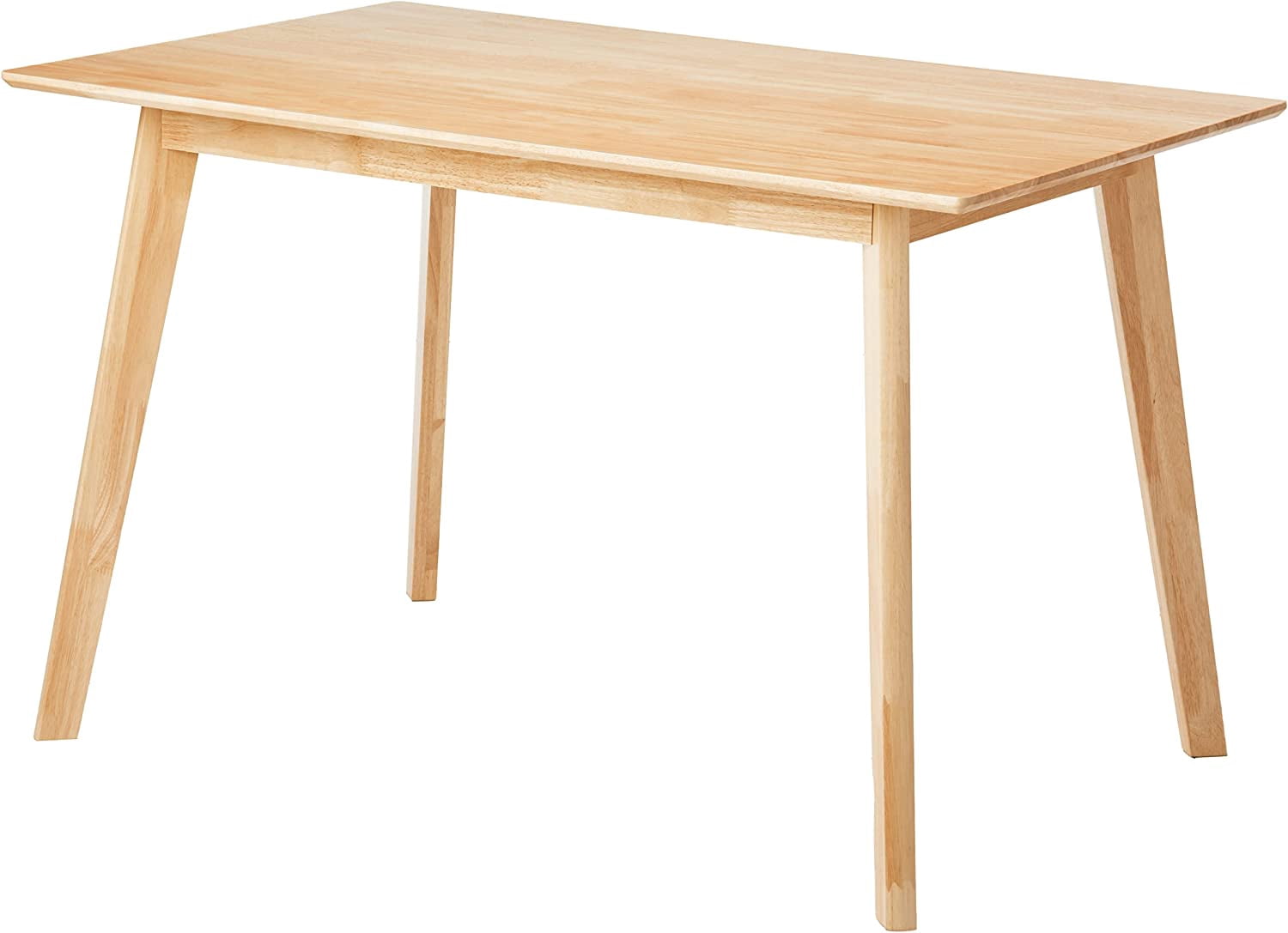FSC Certified Solid Wood Kitchen Rectangular Dining Table, Easy to ...