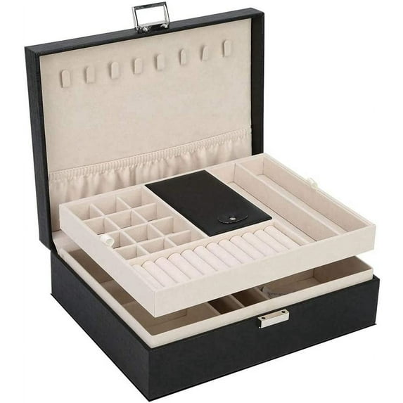 FSC Lighting Jewelry Box Organizer, Travel Jewelry Storage Case ...