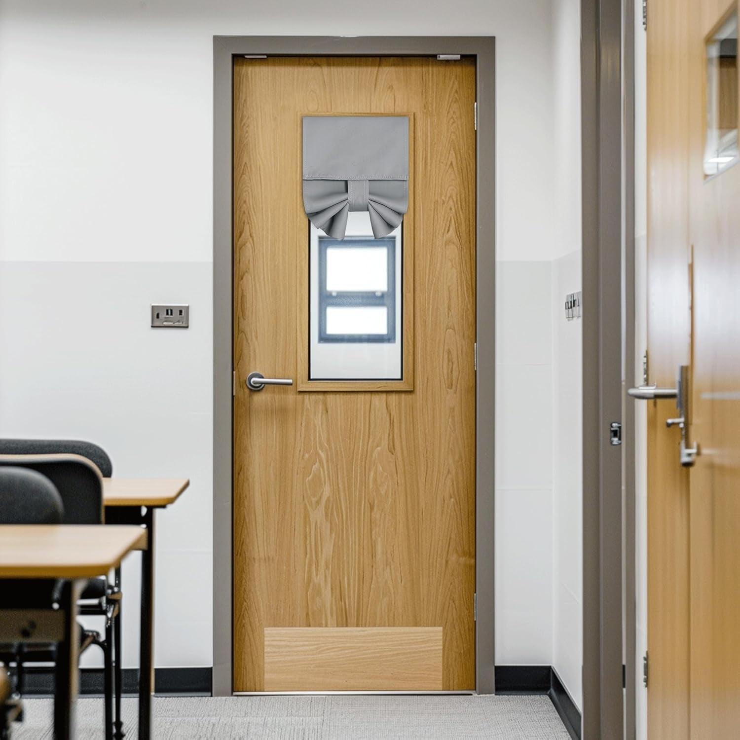 FSCIDA-Classroom Door Curtain, Short Privacy Door Blinds for Classroom ...