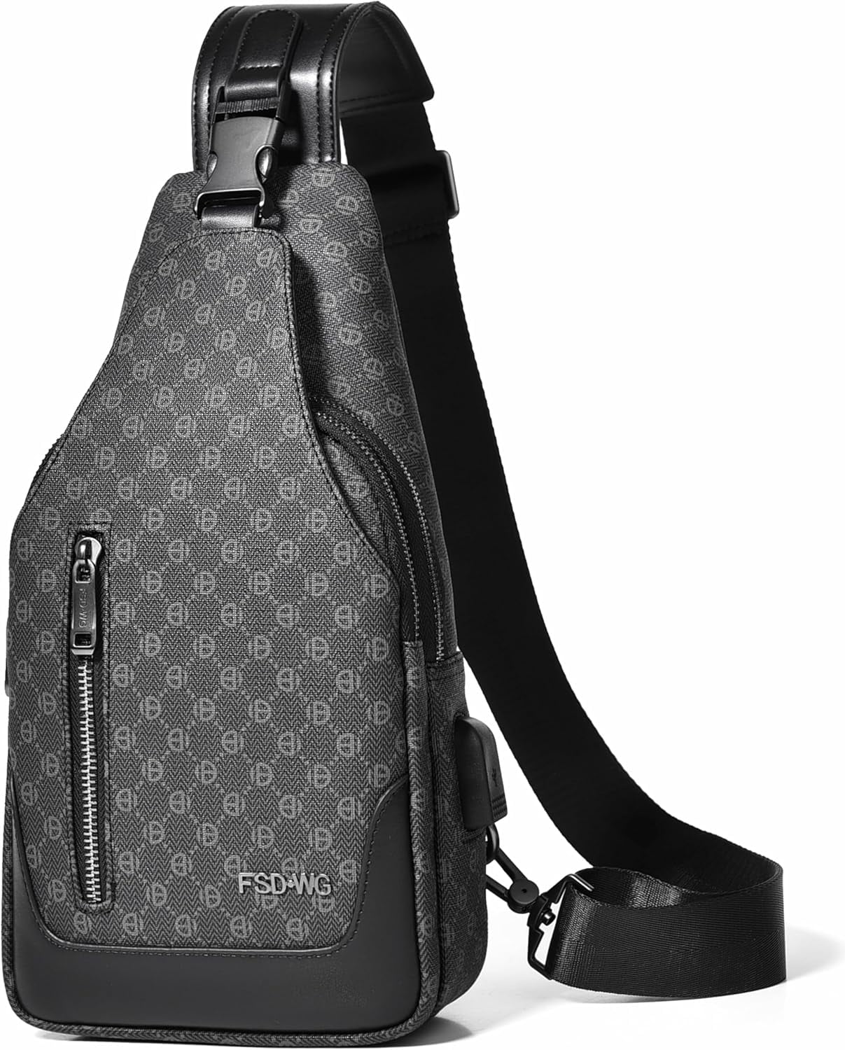 FSD.WG Men's Sling Backpack Multi-Functional Crossbody Bag Travel ...