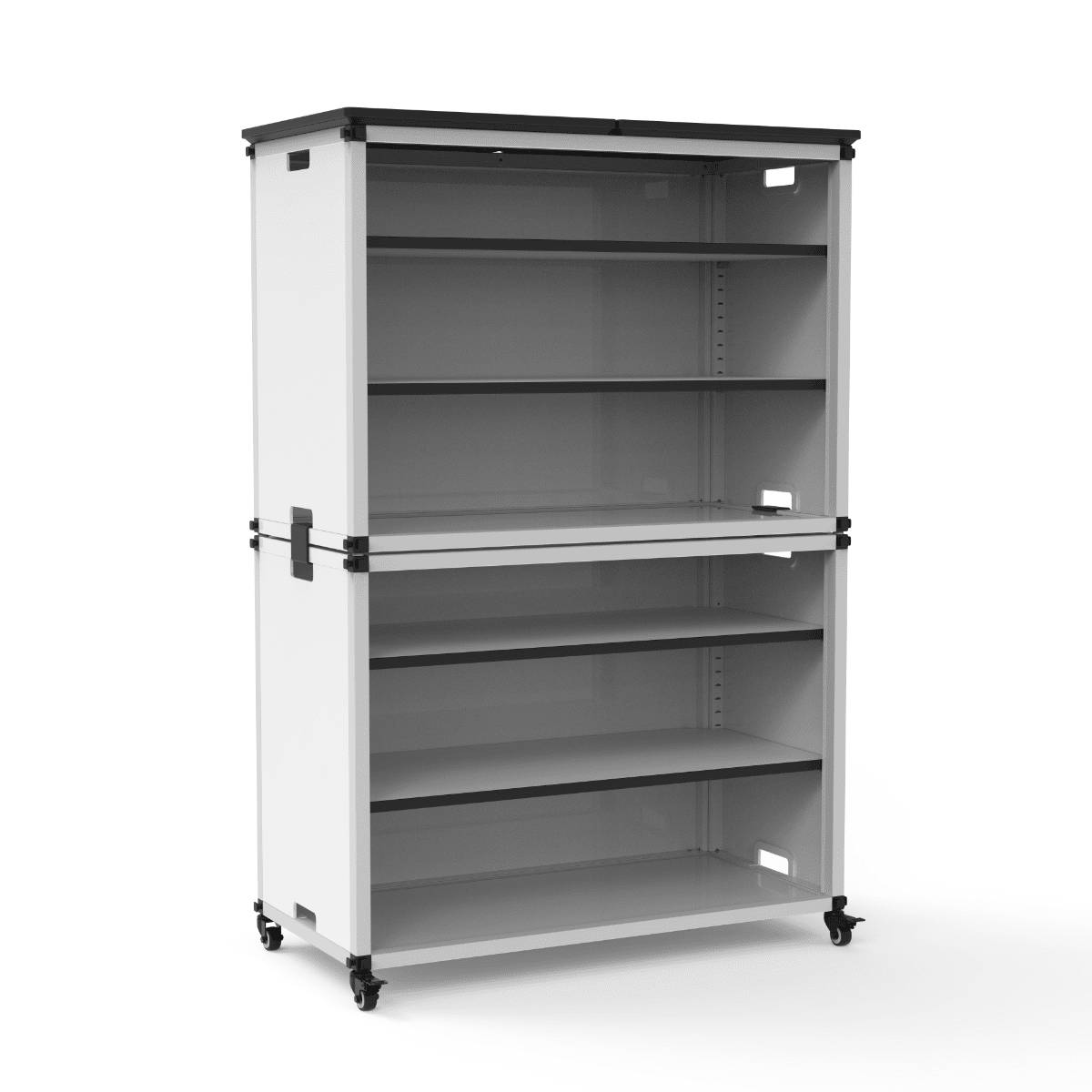 FSE 373-MBSCB07 Modular Classroom Bookshelf - Wide Stacked Modules with ...