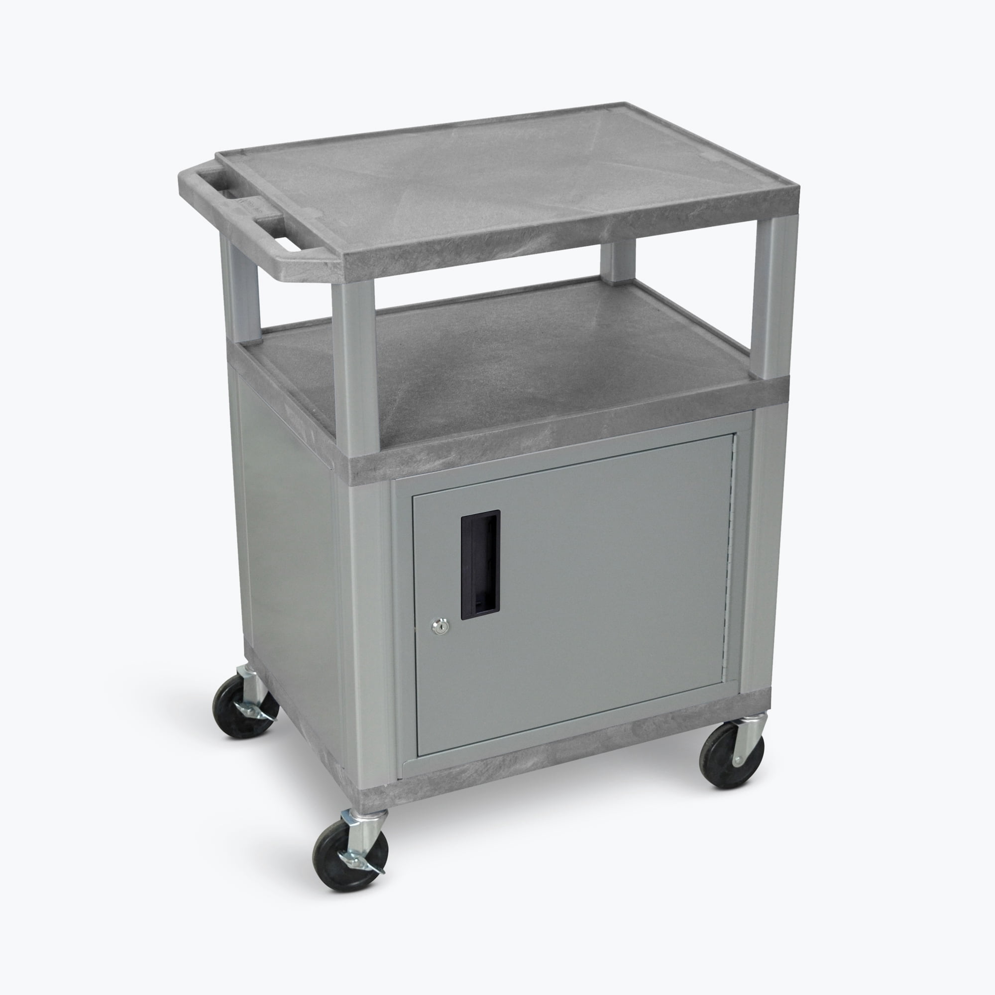 FSE 373-WT34GYC4E-N 34"H AV Cart - 3 Shelf Cab Electric - Nckl ...