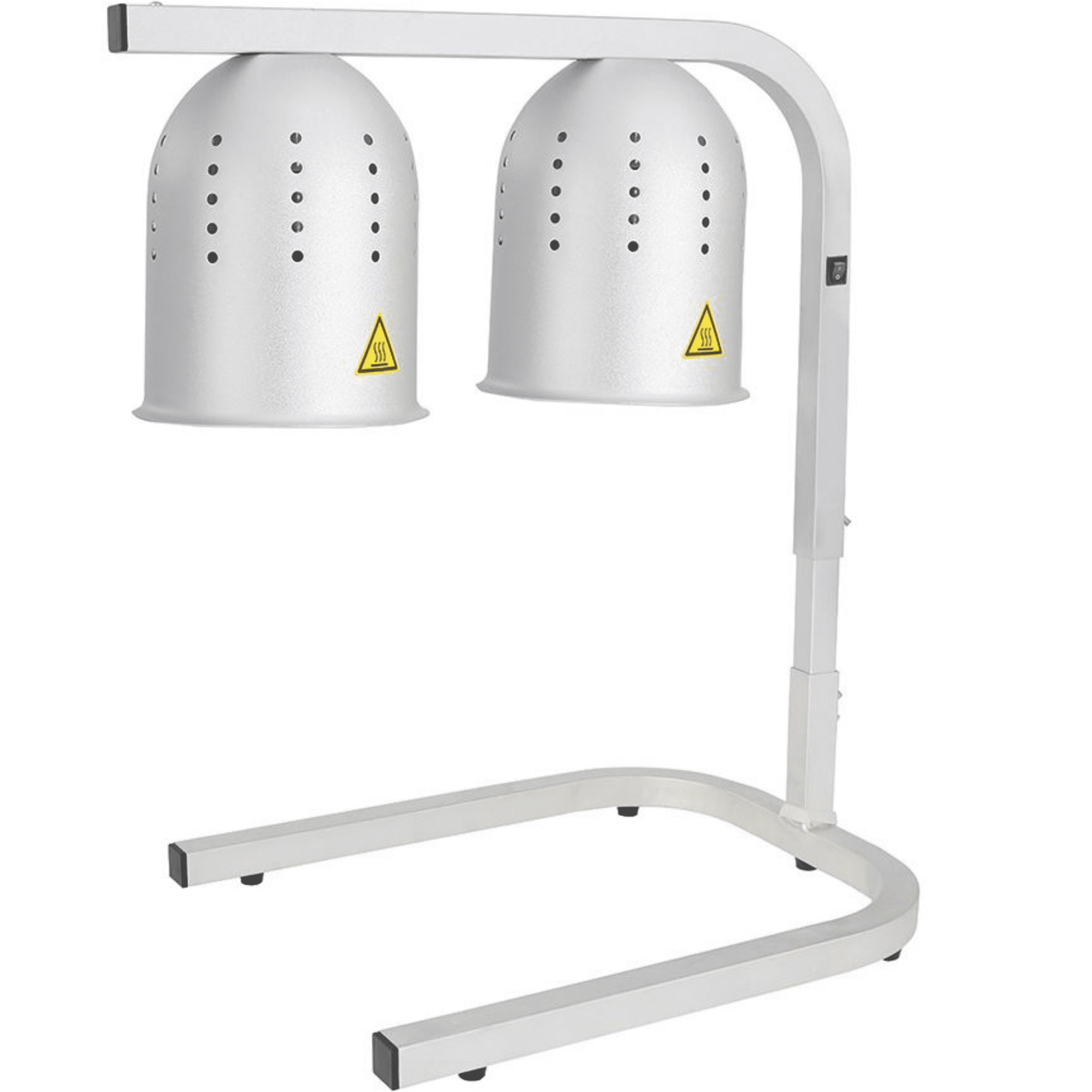 FSE HL-2 Freestanding C-Frame Two Bulb Heat Lamp with Adjustable Arm ...