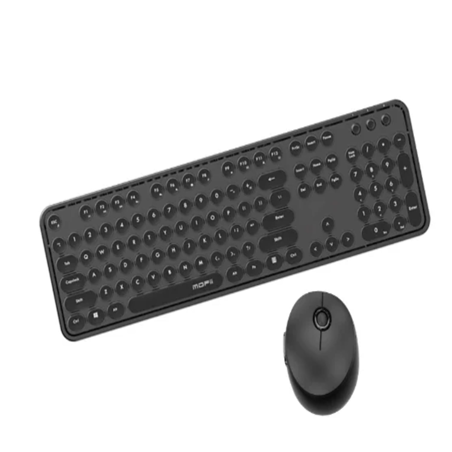 FSHNGTA Cordless Wireless Keyboard Mouse Combo USB 104-Key Optical ...