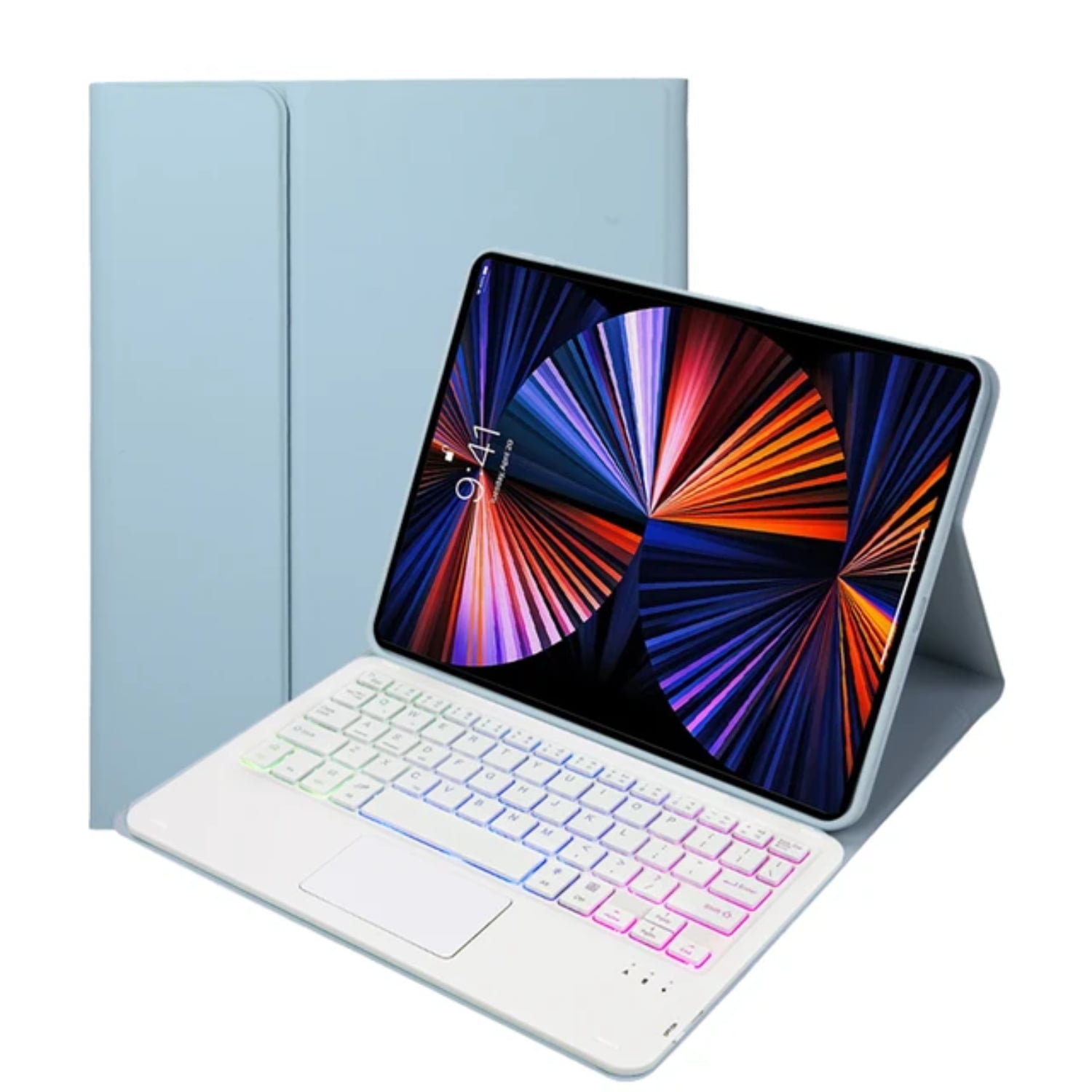 FSHNGTA Enhanced Backlit Wireless Keyboard Cover for Case Tab M10 FHD ...