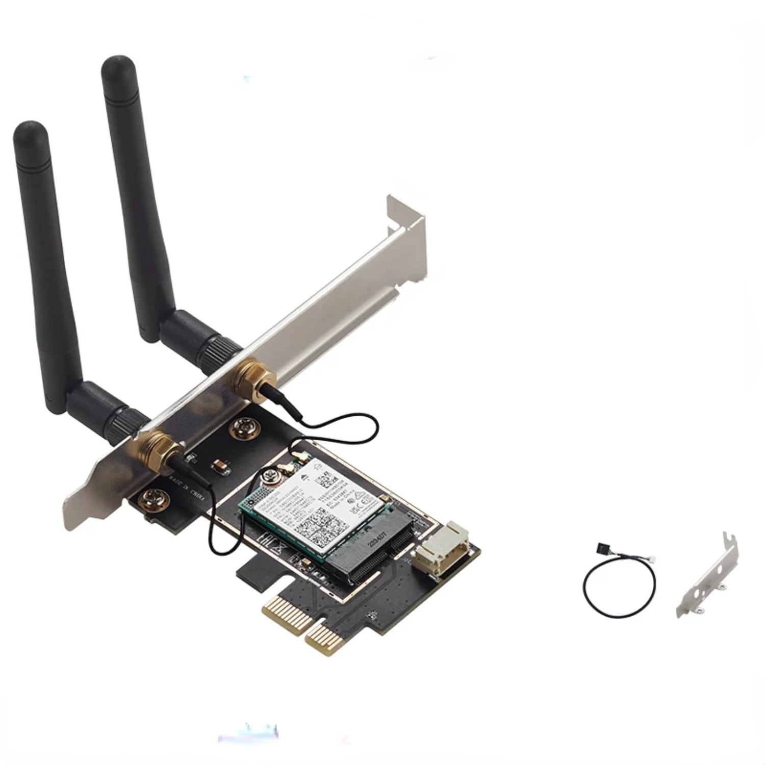 FSHNGTA High-Speed BE200 WIFI7 PCIE Wireless Bluetooth BT5.4 Network Card for 802.11AX Tri-Band ...