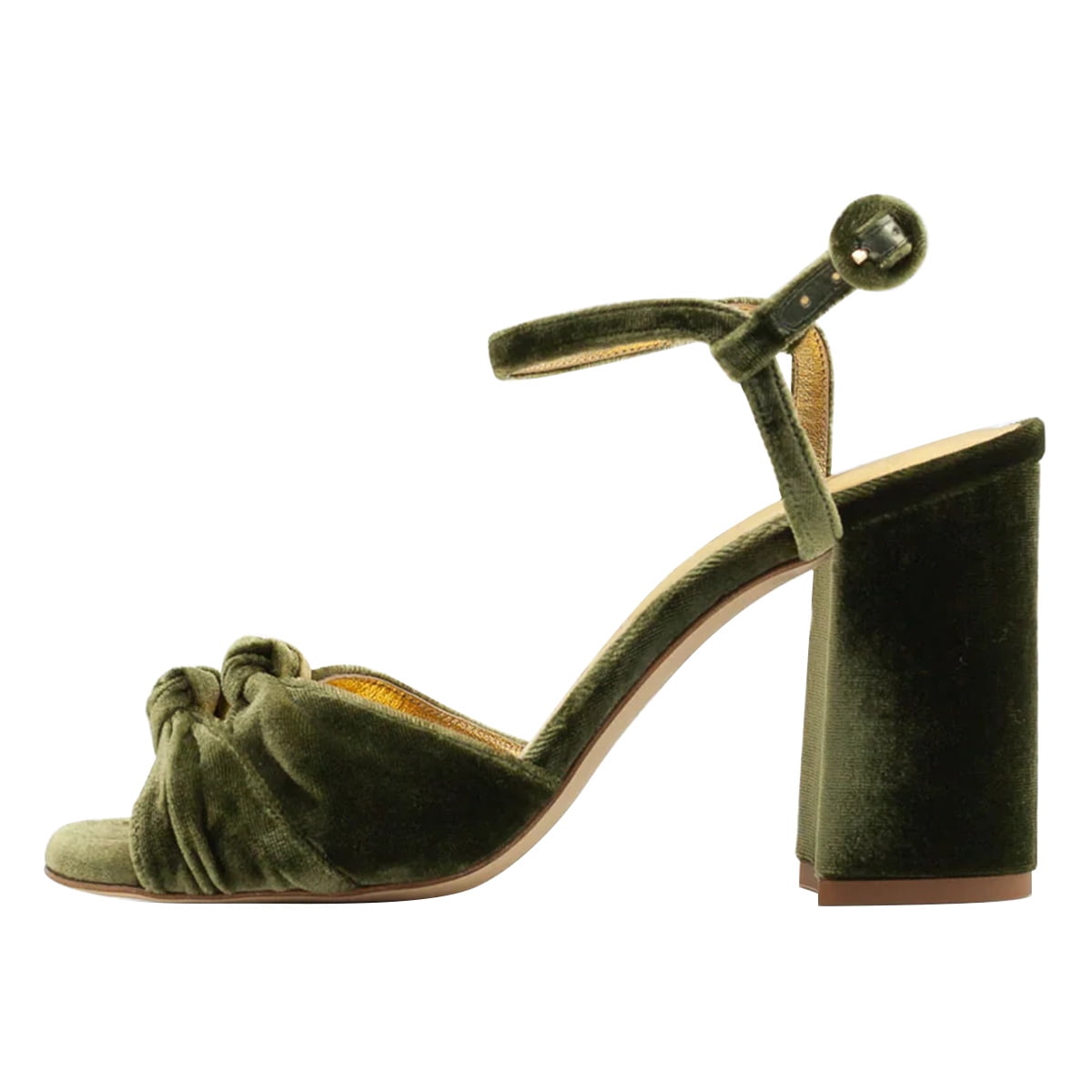 FSJ Women Graceful Double Bowknot Round Open Toe Sandals Ankle Strap ...