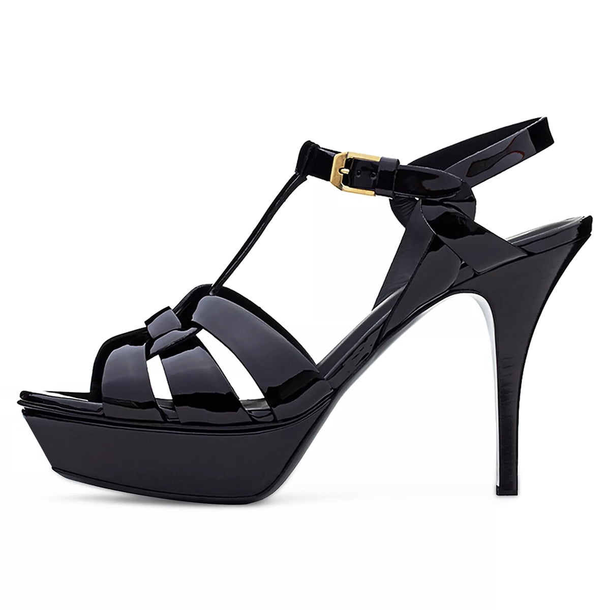 FSJ Women Strappy Platform Round Open Toe Stiletto High Heel Sandals ...