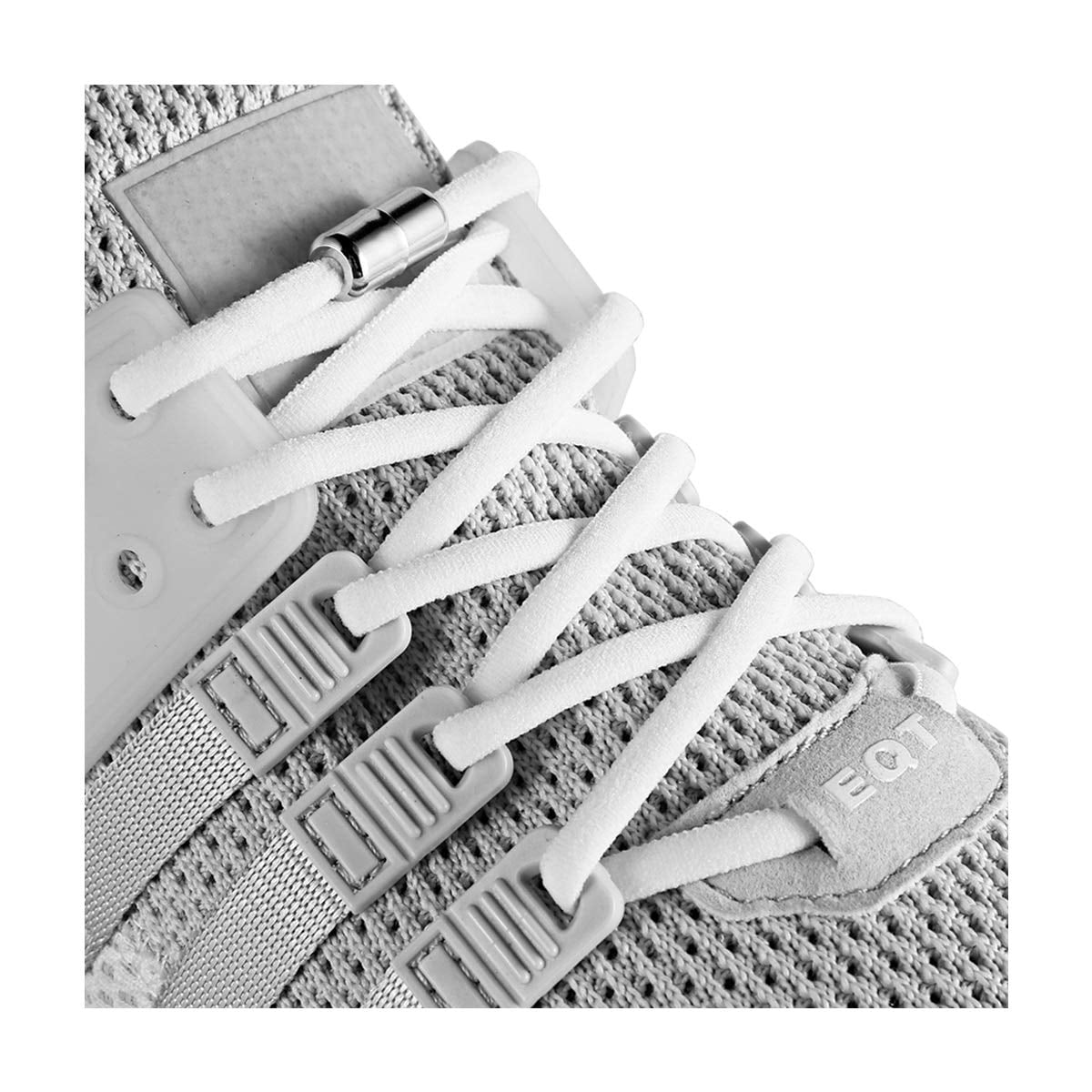 FSJLT Elastic No Tie Shoe Laces For Adults,Kids,Elderly,System With ...