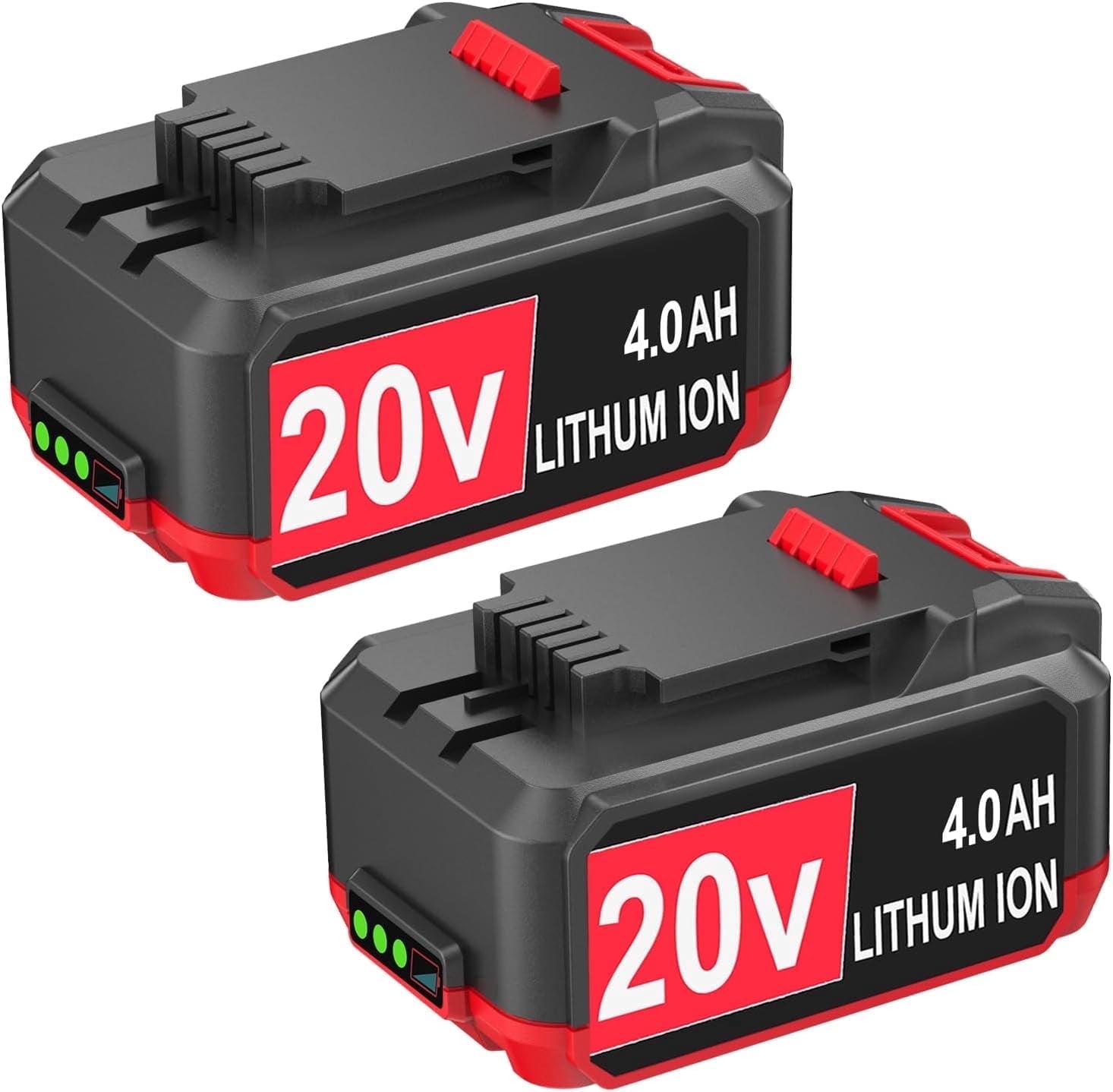 FSKE 2Packs 4.0Ah Replacement for Bauer 20V Battery Capacity Lithium ...