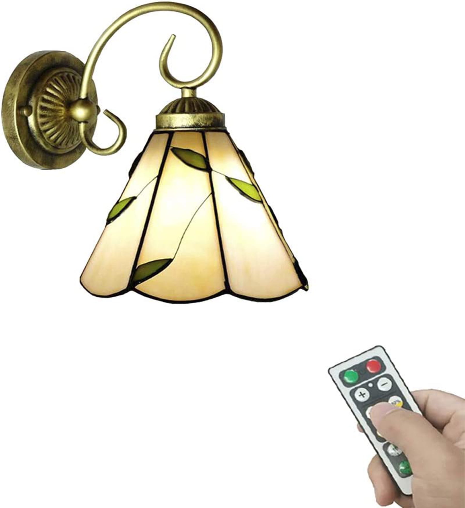 FSLiving 1-Light 100 Lumens Led Remote Control Battery Operated Indoor ...