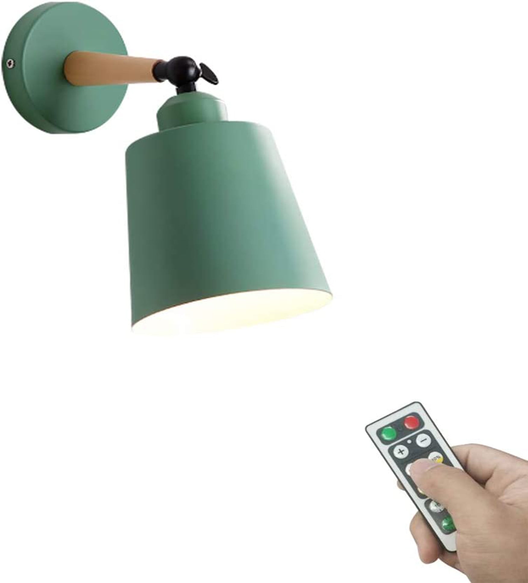 FSLiving 1-Pack 100 Lumens Led Remote Control Battery Run Cordless Lamp ...