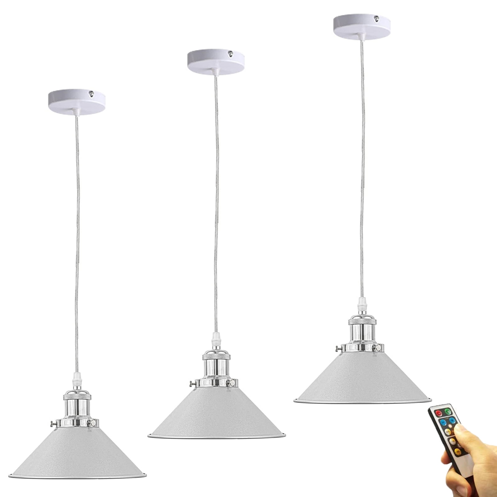 FSLiving 100 Lumens Multi-Function Led Lamp Wireless Remote Control ...