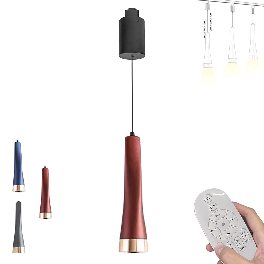 FSLiving 10W Adjustable Levitate Track Pendant Light J-Type Retractable ...