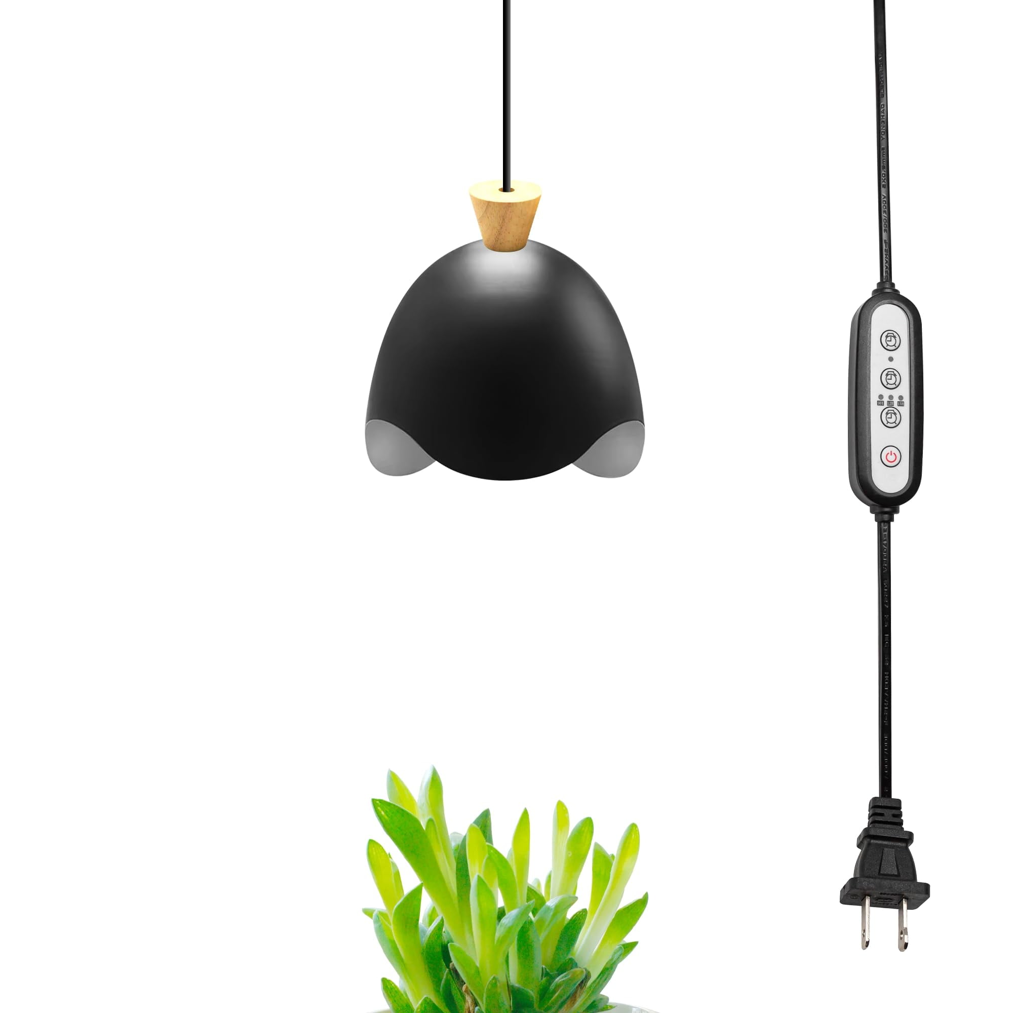 FSLiving 10W LED Swag Hanging Plant Grow Spot Light Full Spectrum AUTO ...