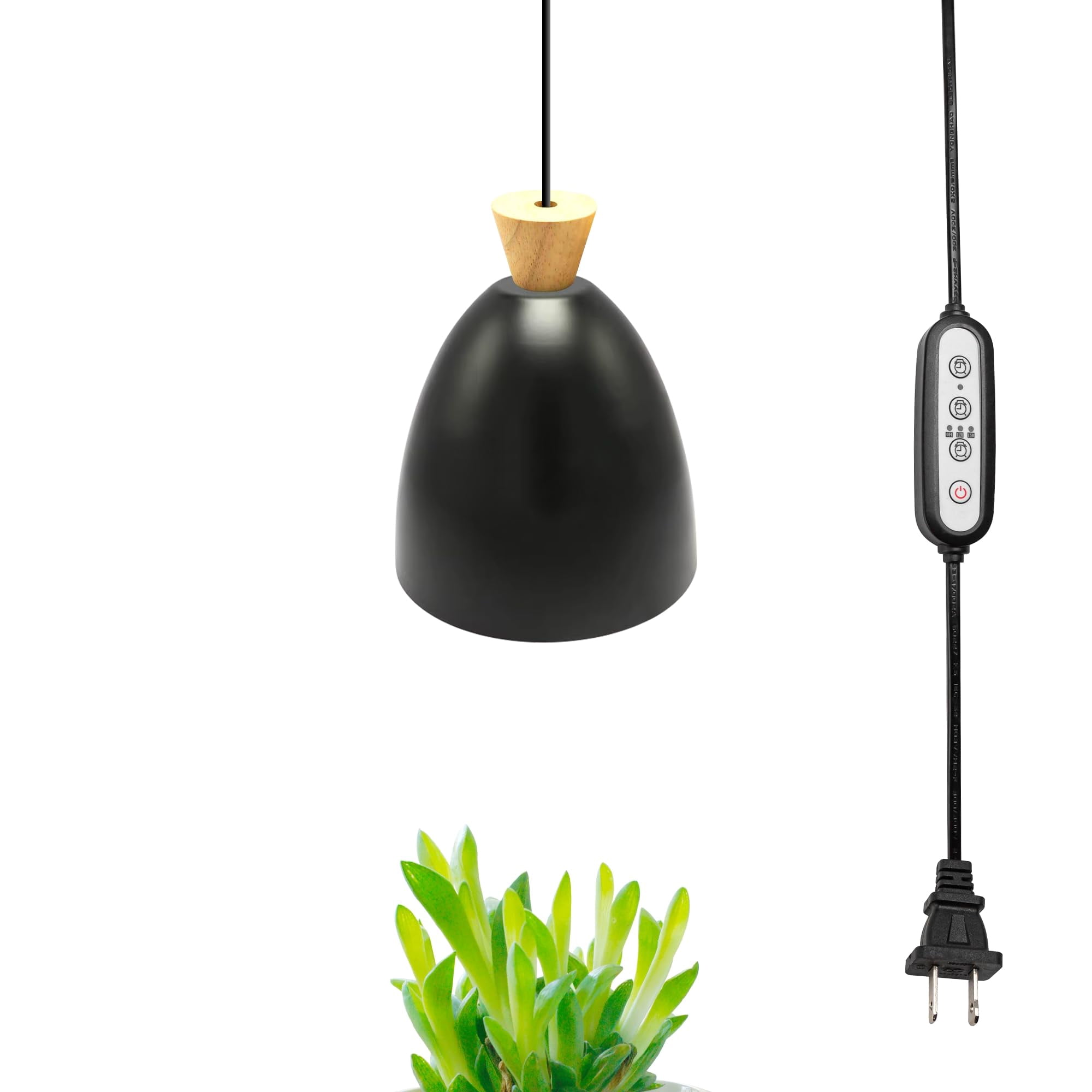 FSLiving 10W LED Swag Hanging Plant Grow Spot Light Full Spectrum AUTO ...