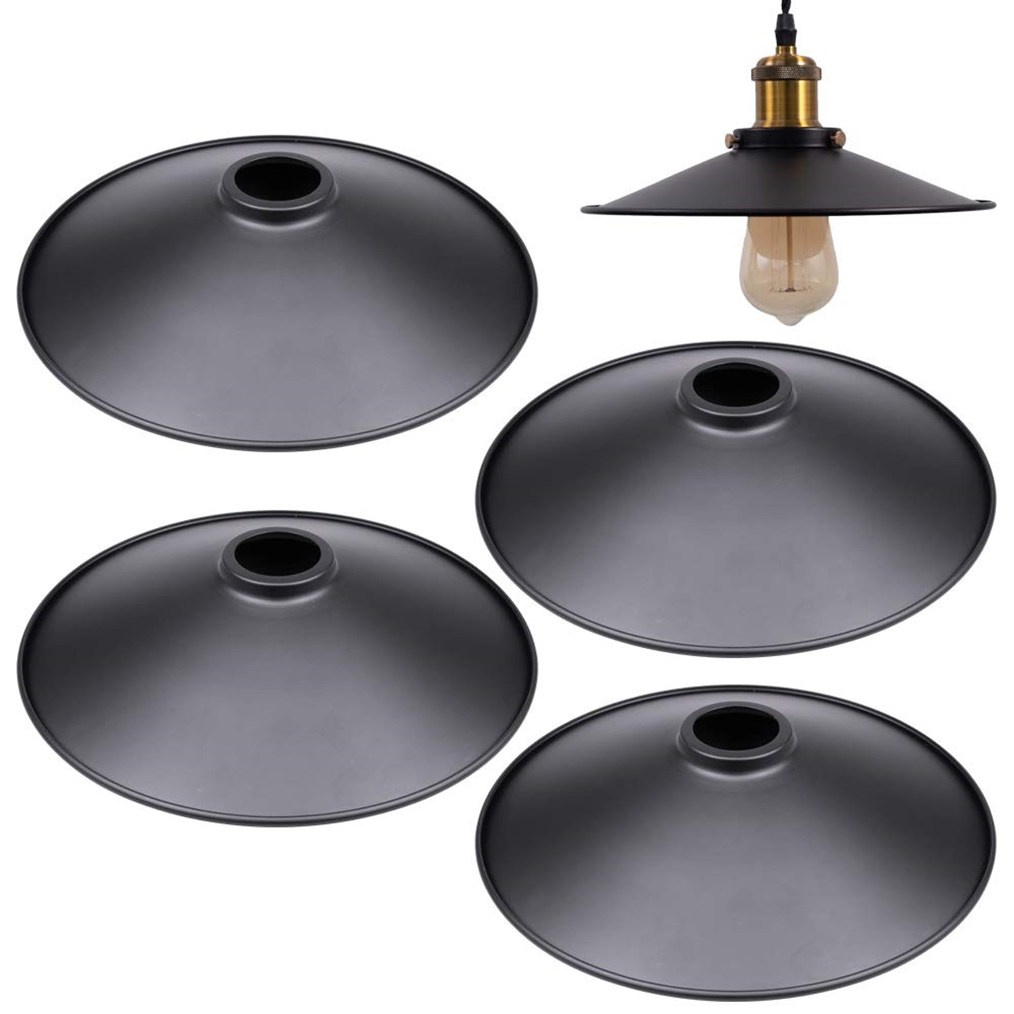 FSLiving 11.8" Industrial Vintage Metal Bulb Guard Iron Cone Hanging ...