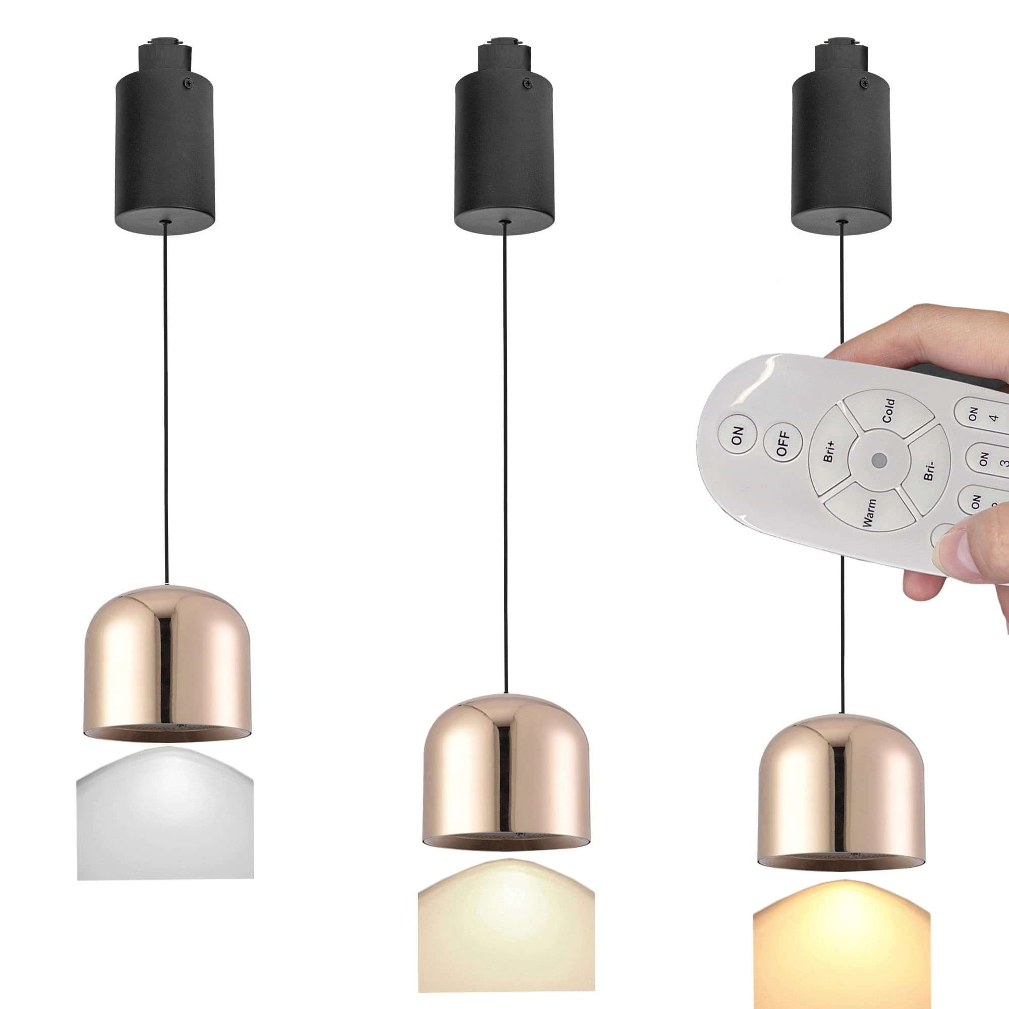 FSLiving 12W Adjustable Height Track Pendnat Light H-Type Track Light ...