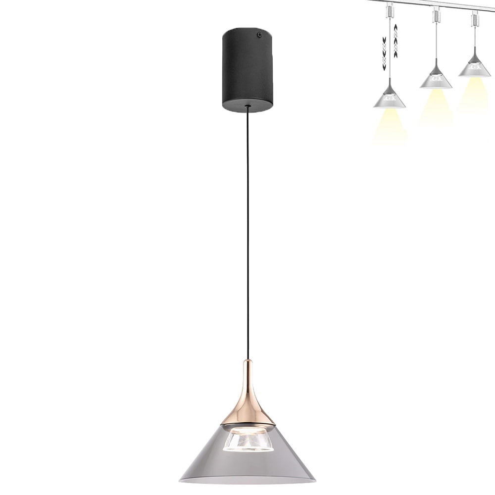 FSLiving 12W Adjustable Levitate Pendnat Light Retractable Lift Ceiling ...