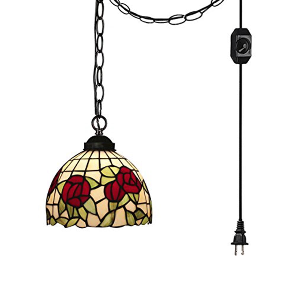 FSLiving 15ft Plug-in UL Listed On/Off Dimmer Switch Cord with Iron ...