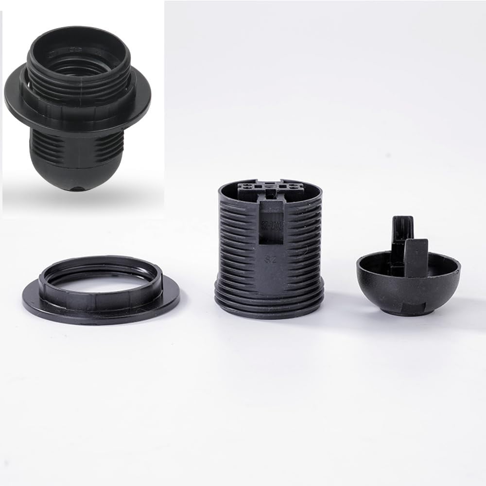 FSLiving 20 PCS E26 Light Sockets E26 Medium Base Phenolic Socket ...
