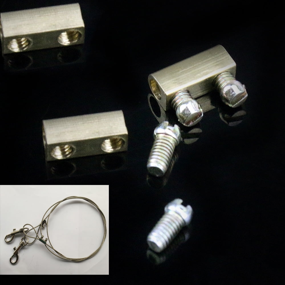 FSLiving 20PCS Adjustable Wire Rope Clips for 1-1.5 mm Diameter Wire ...