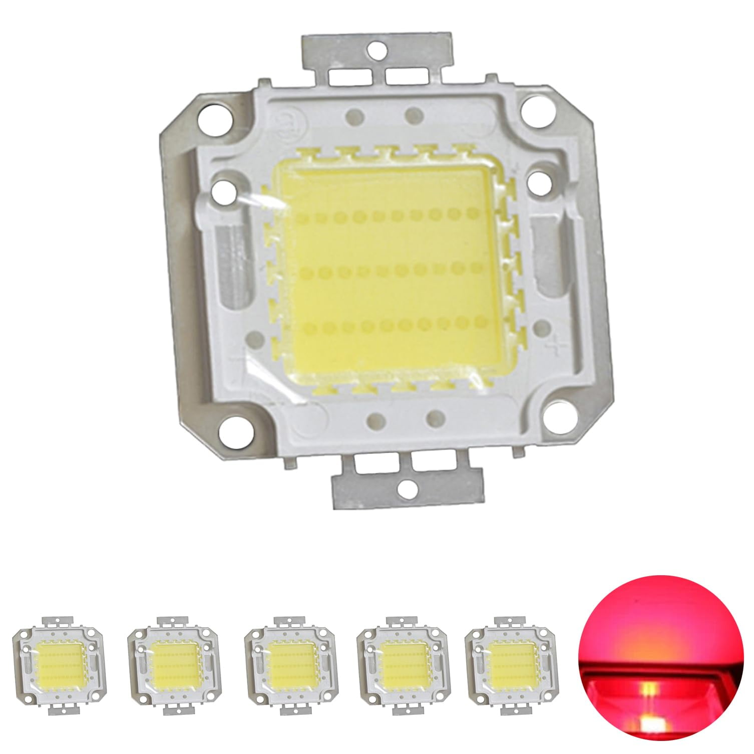 FSLiving 20W DIY LED COB Chip Replacement DIY LED COB Chip High Power ...