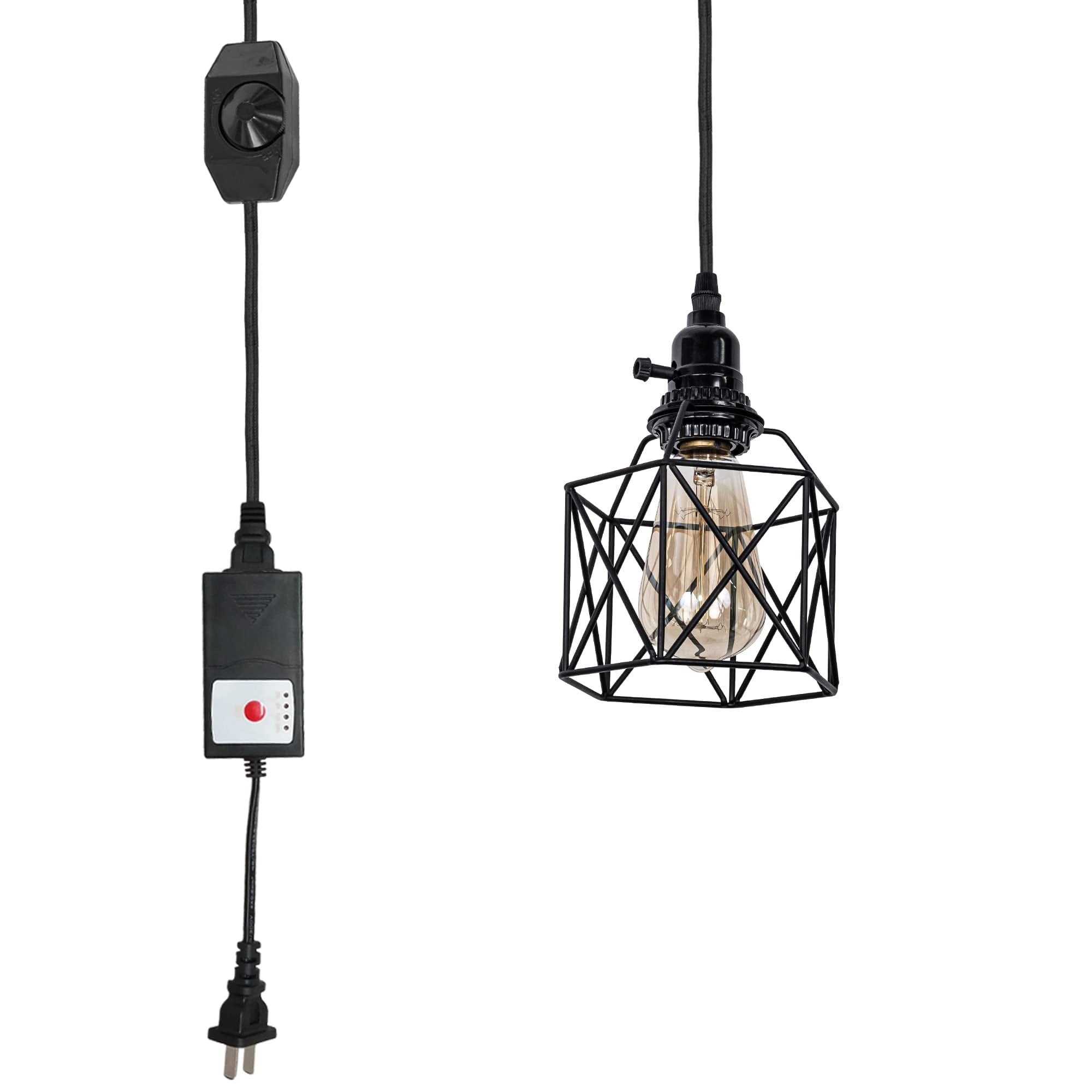 FSLiving 2Way Knob Turn on Off Settings Handle Pendant Lighting Swag ...