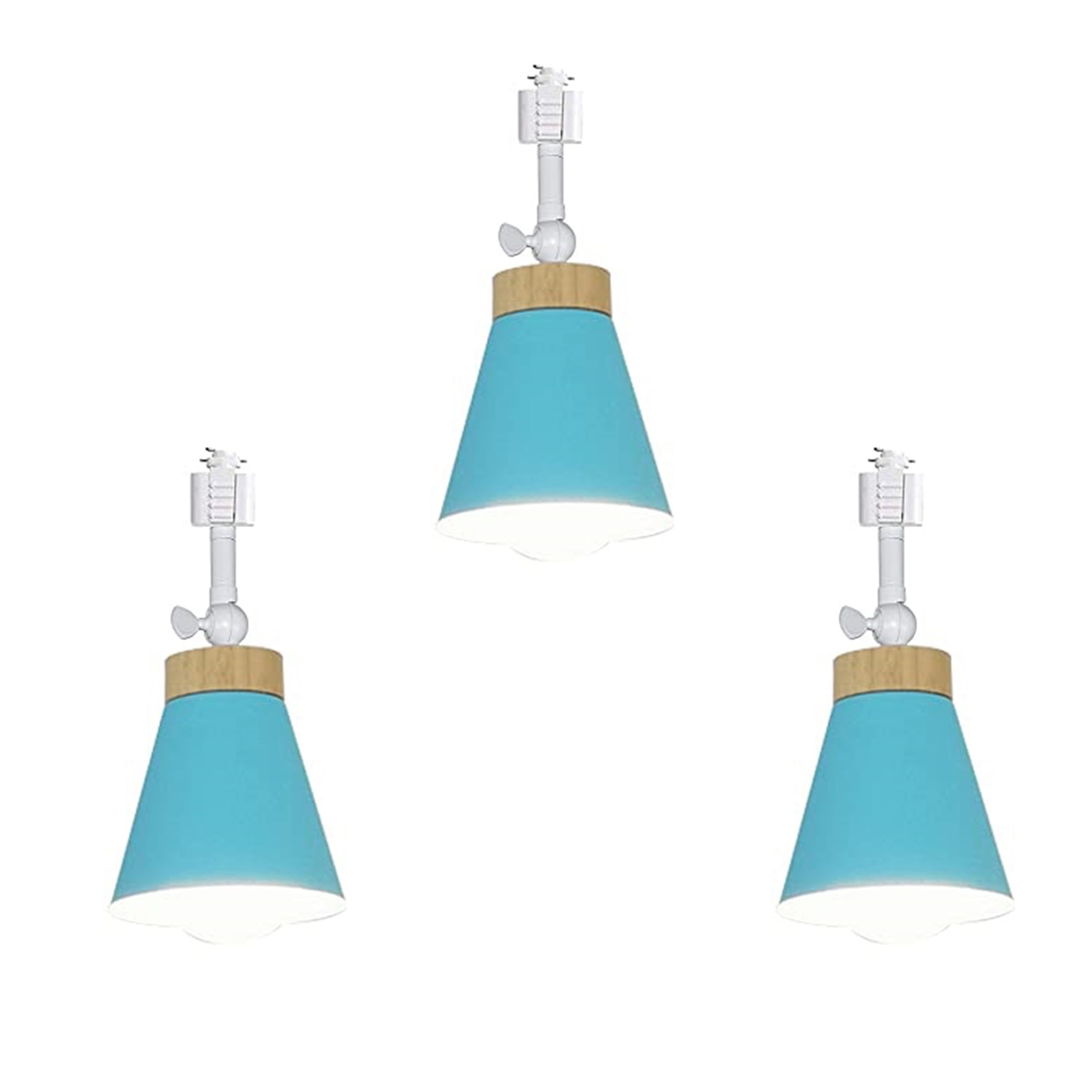 FSLiving 3-Pack Retro Style Mini Adjustable Angle H-Type Track Head ...