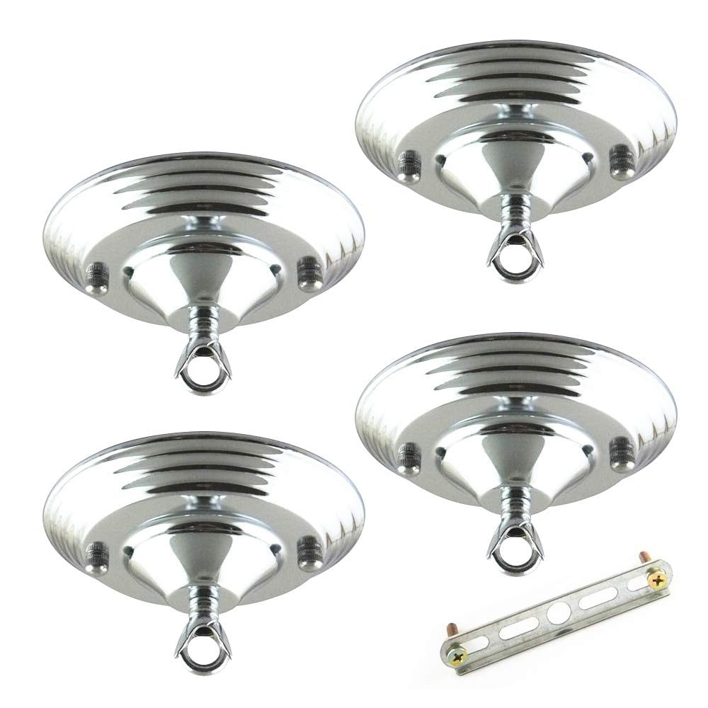 FSLiving 4 Pcs Ceiling Canopy Kit Vintage Ceiling Rose Loop Replacement ...