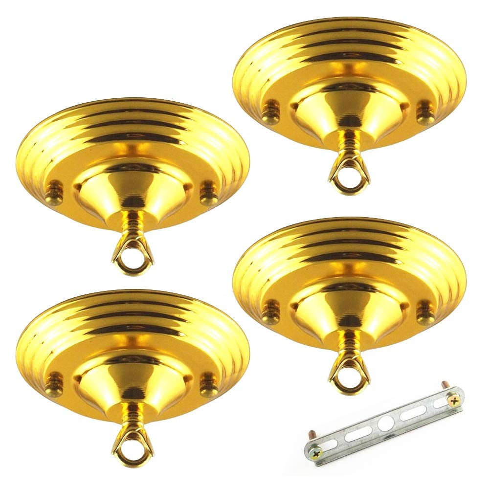 FSLiving 4 Pcs Ceiling Canopy Kit Vintage Ceiling Rose Loop Replacement ...