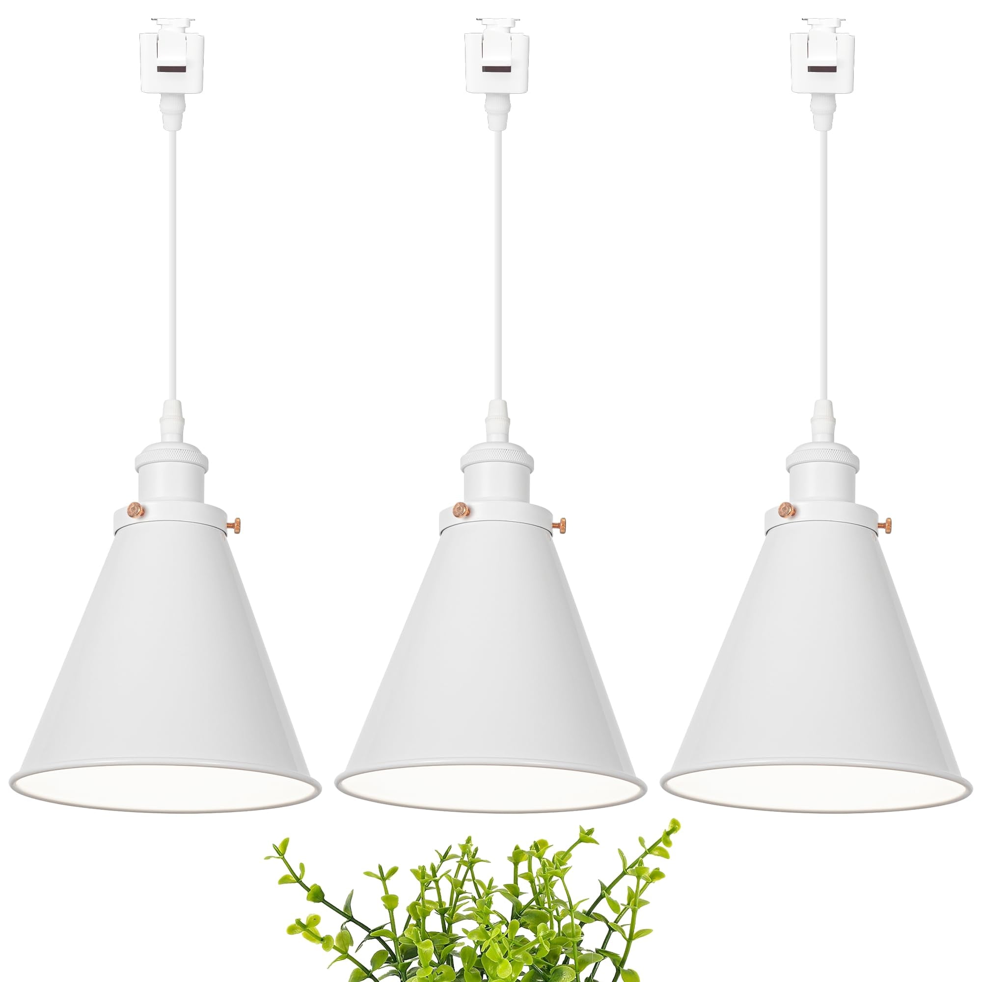 FSLiving 4500K Full Spectrum 15W LED Plant Grow Light Juno Track Spot Light Industrial Style for ...