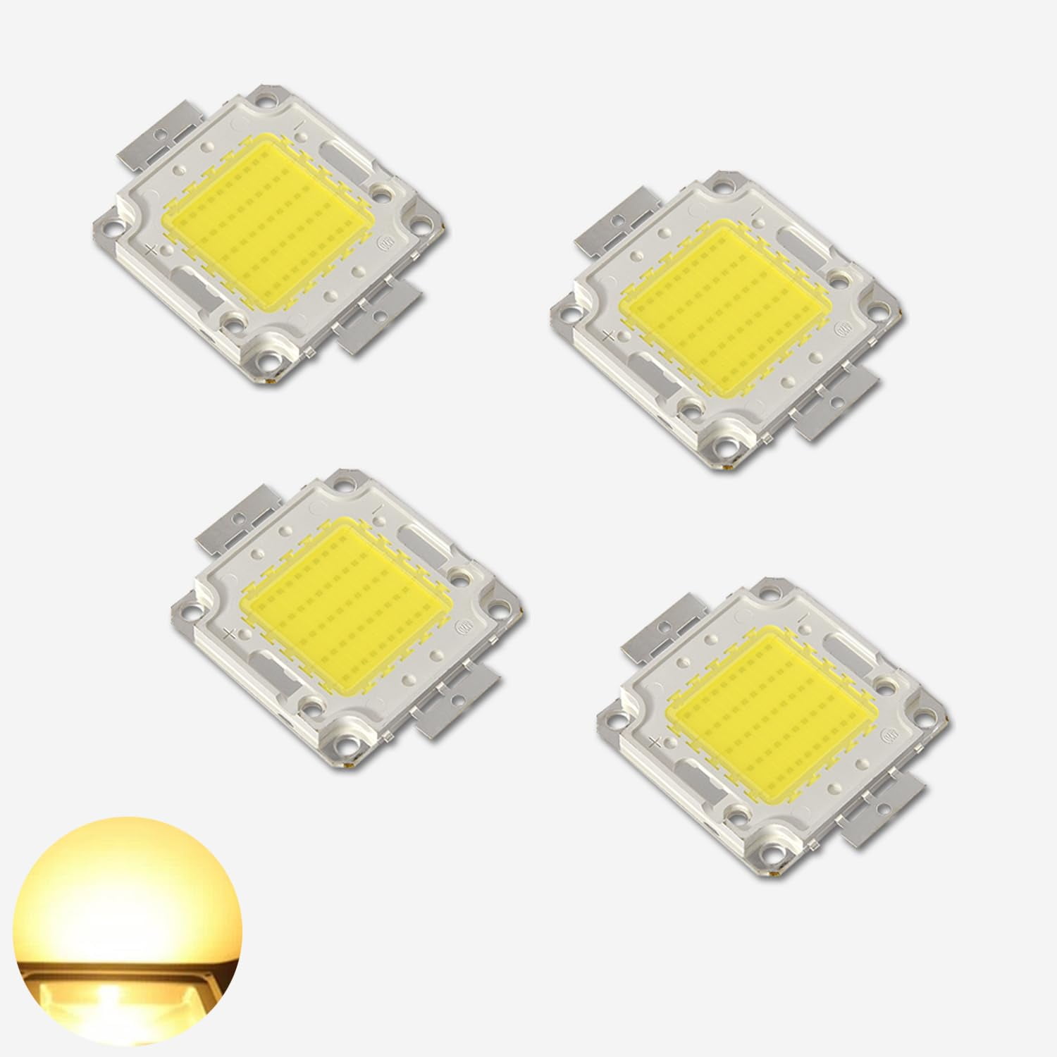 FSLiving 50W DIY LED COB Chip Replacement DIY LED COB Chip High Power ...