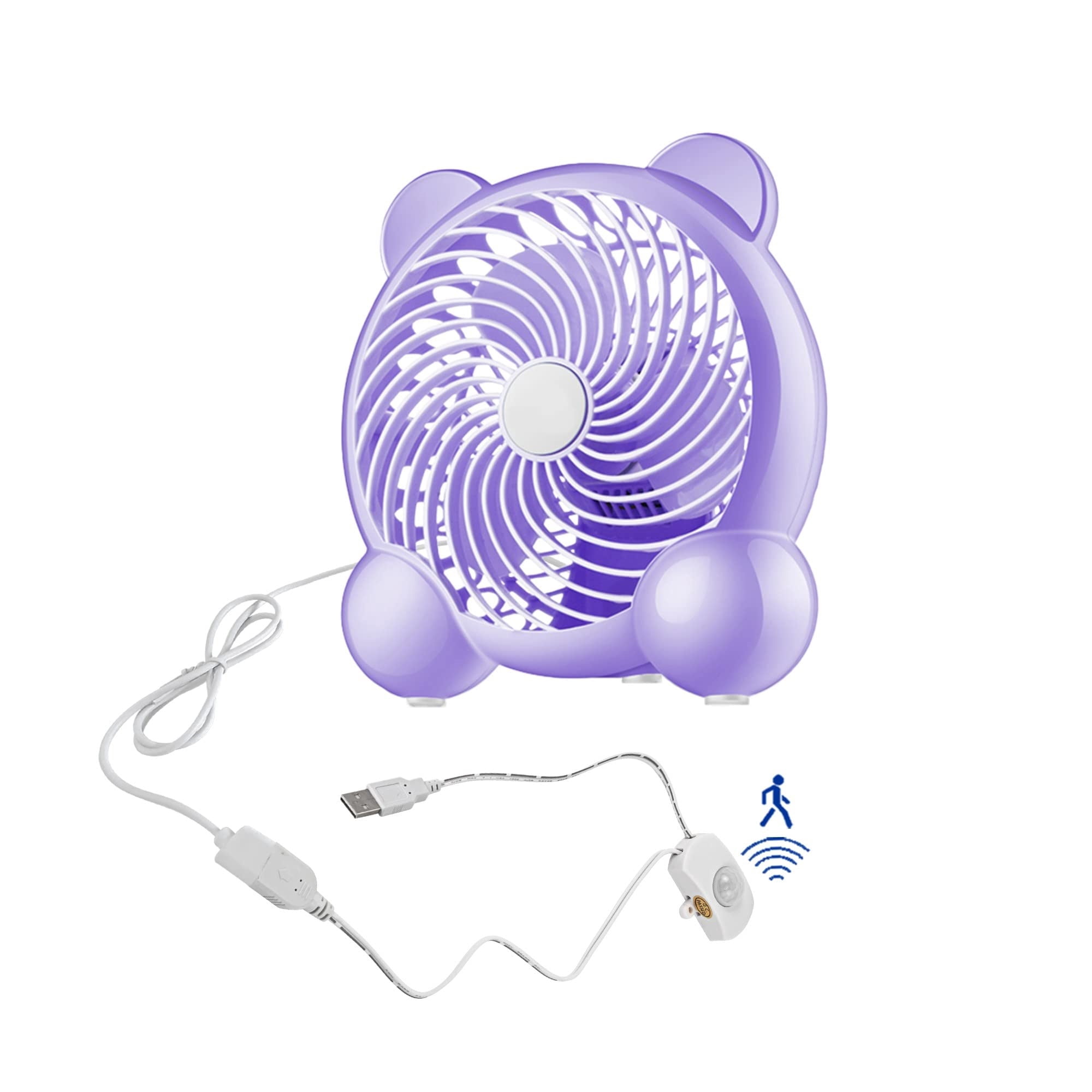 FSLiving 5V USB-Powered Fan 7-Inch Mini Cooling Air Fan Powerful Fan ...