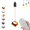 FSLiving 7W Adjustable Height Track Pendant Light H-Type Retractable ...