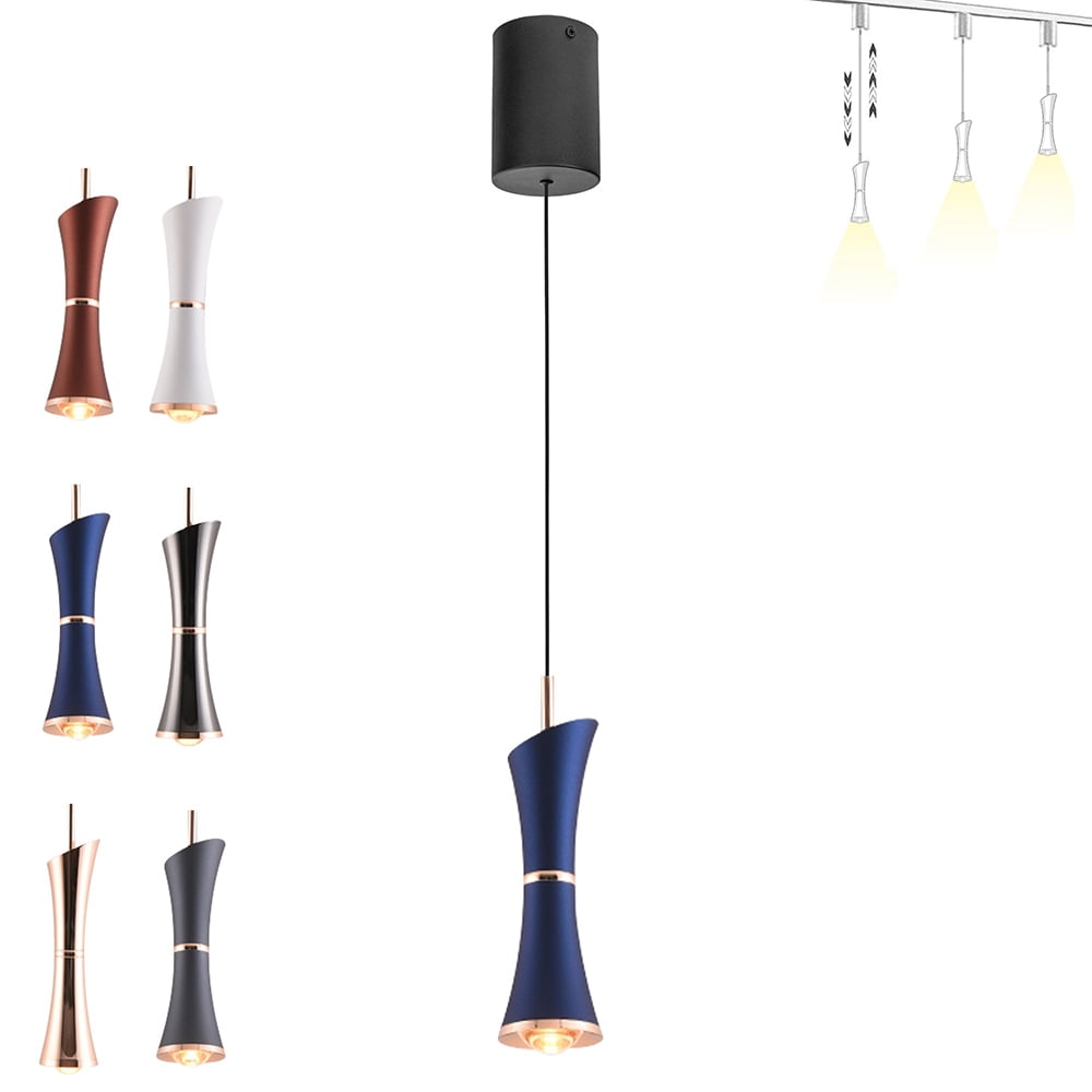 FSLiving 7W Adjustable Levitate Pendnat Light Retractable Lift Ceiling ...