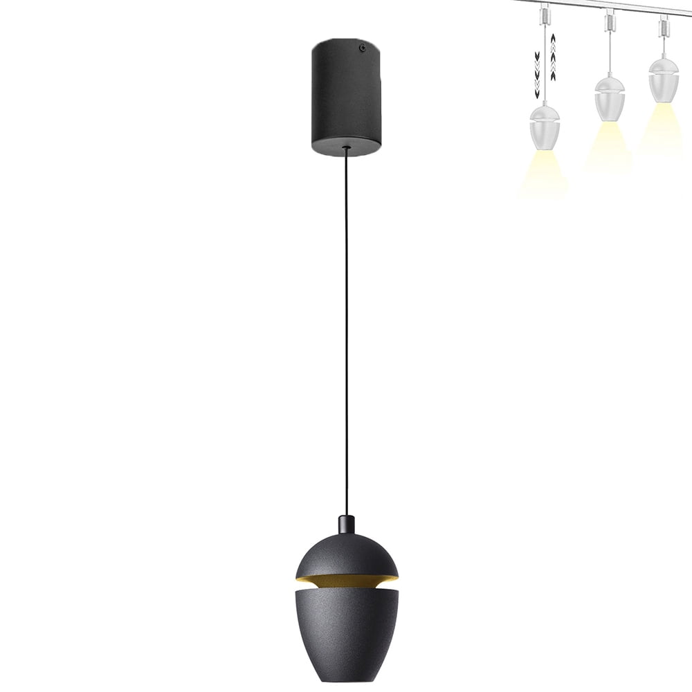 FSLiving 7W Adjustable Levitate Pendnat Light Retractable Lift Ceiling ...